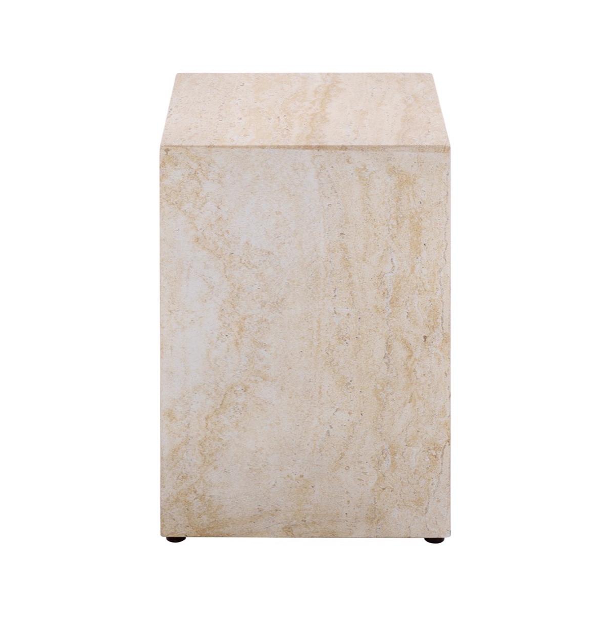 Click here for Safavieh Tina Cube Outdoor Accent Table - Traverti... prices