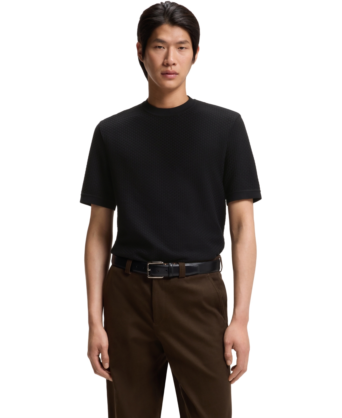 Click here for Boss by Hugo Boss Mens Mercerized Cotton Basket We... prices