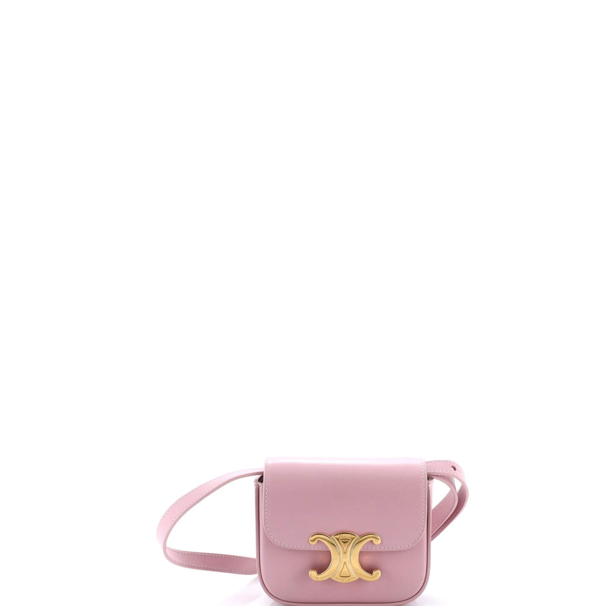 Click here for Pre-Owned Celine Mini Triomphe Shoulder Bag Smooth... prices