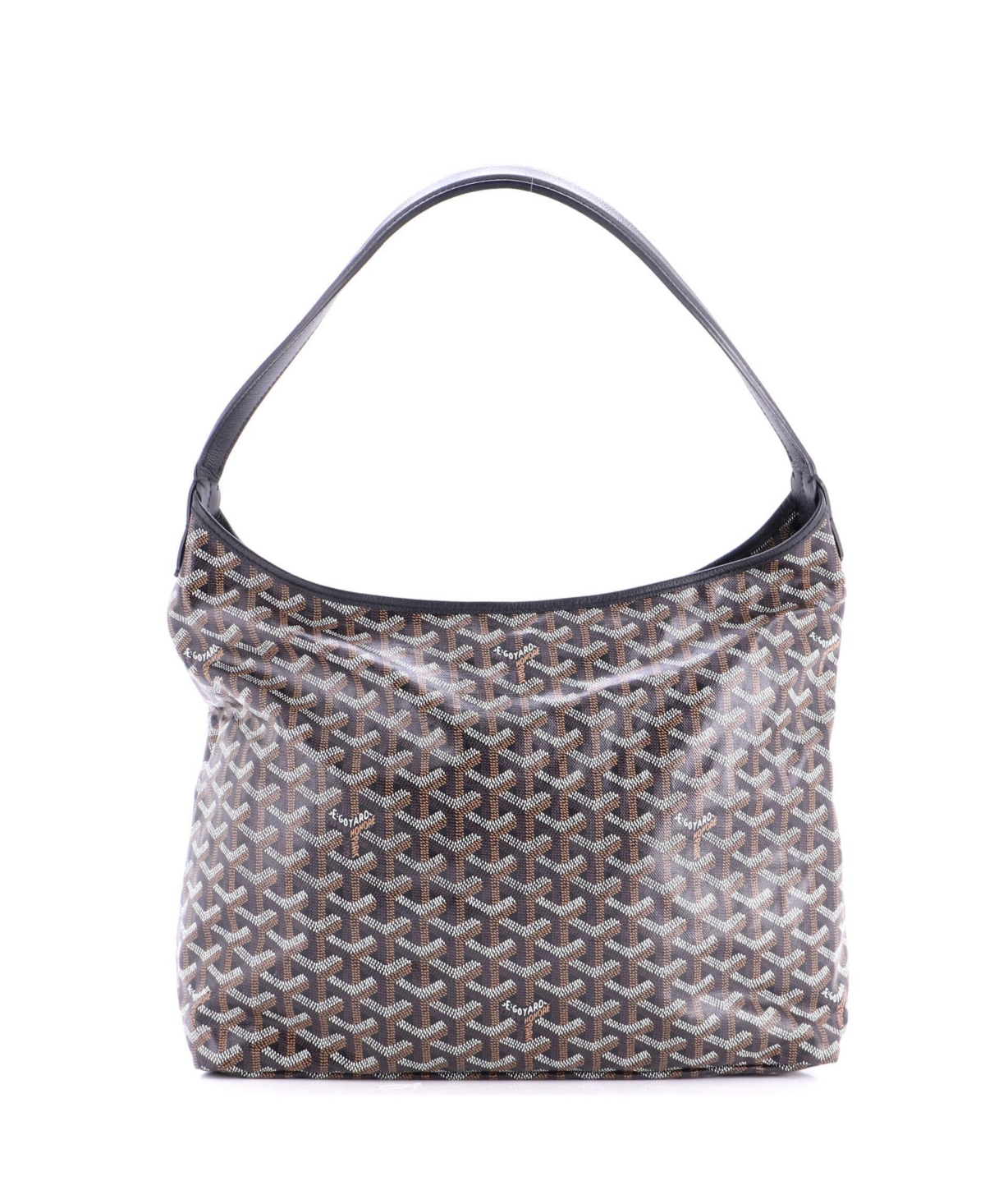 Click here for Pre-Owned Goyard Boheme Hobo Coated Canvas - Black prices