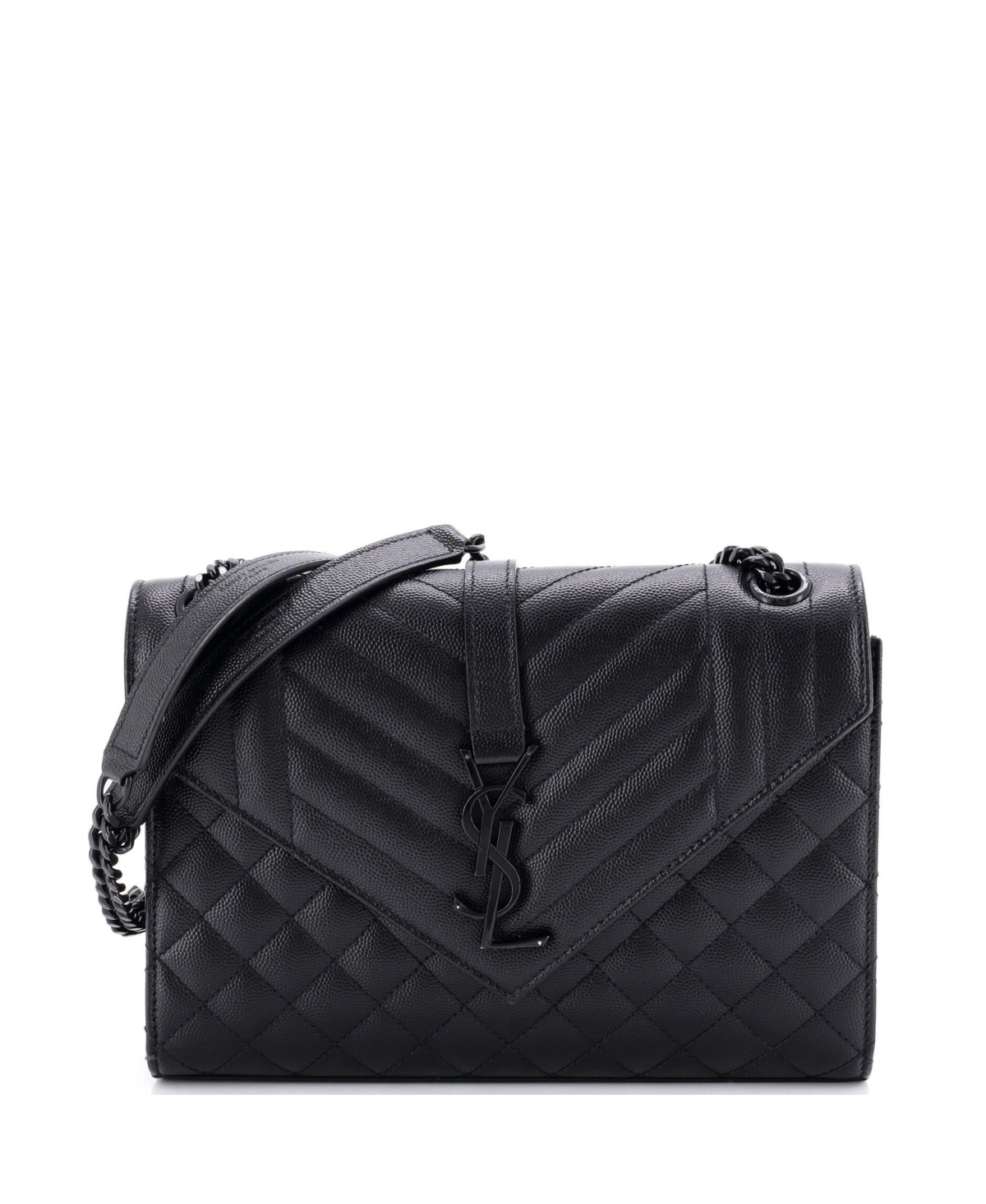 Click here for Pre-Owned Saint Laurent Medium Classic Monogram En... prices