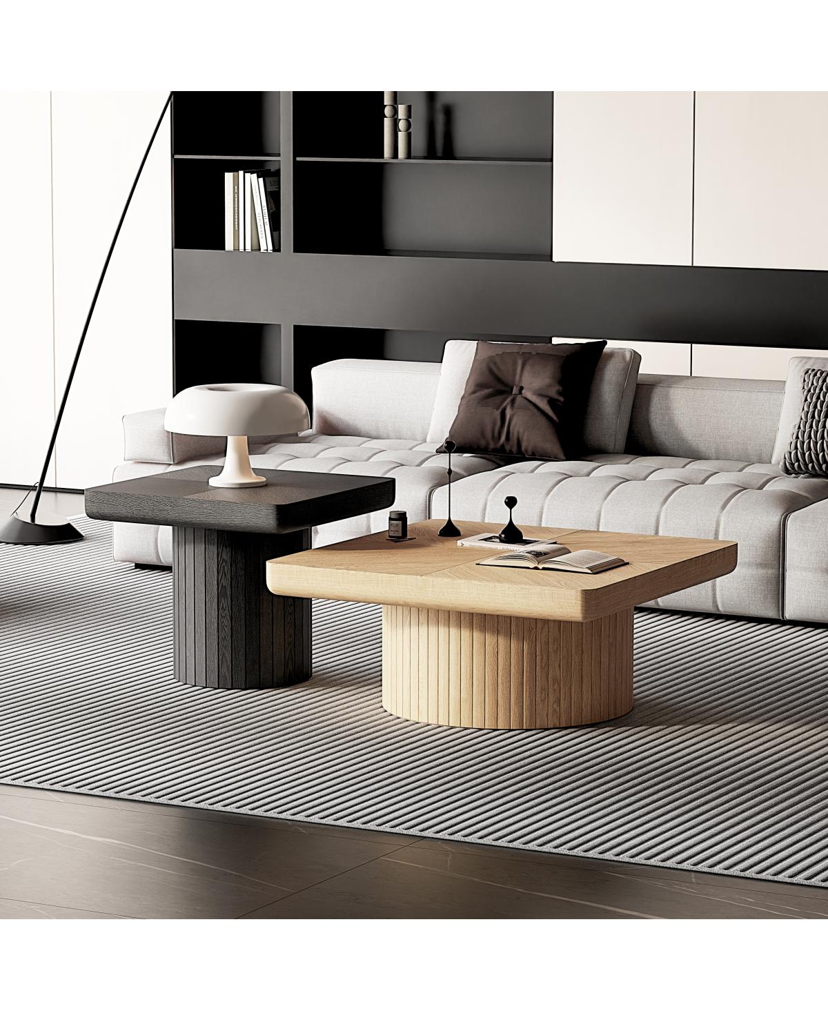 Click here for Streamdale Furniture Modern 2-Piece Fluted Wood Ne... prices