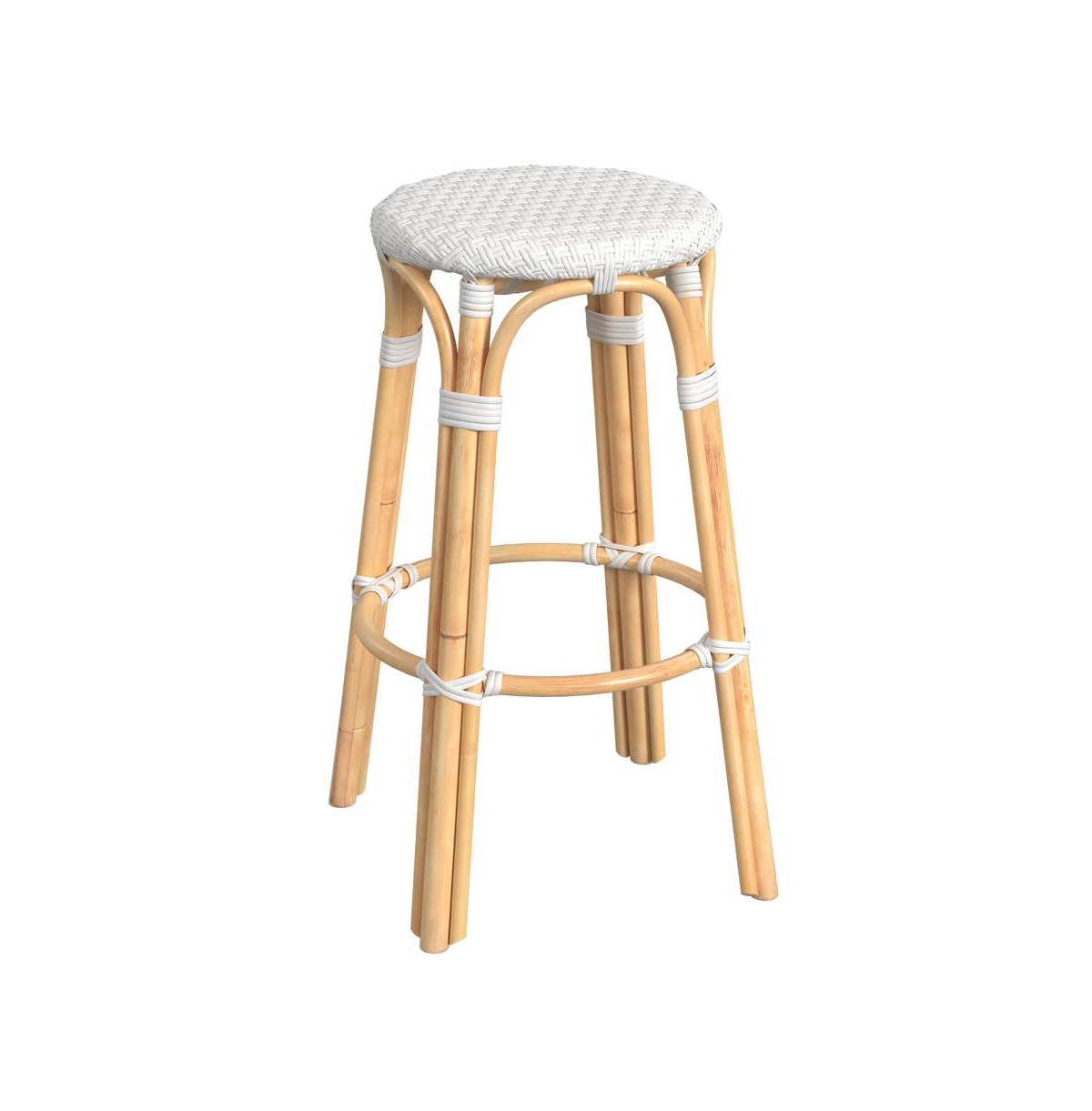Click here for Butler Specialty Tobias Round Rattan 30 Bar Stool... prices