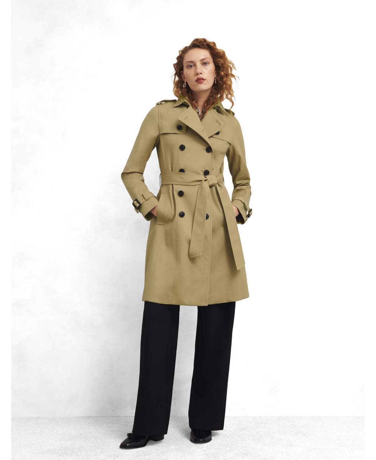 Click here for Hobbs London Womens Skylar Trench Coat - Beige/Kha... prices