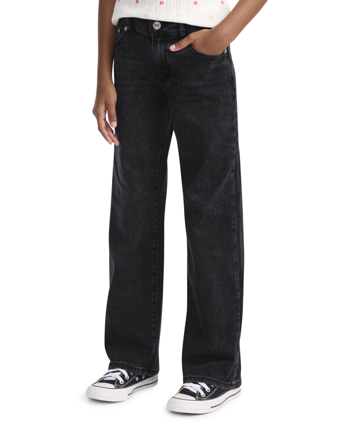 Click here for Levis Big Girls Vintage-Like Mid Rise Wide Leg Jea... prices