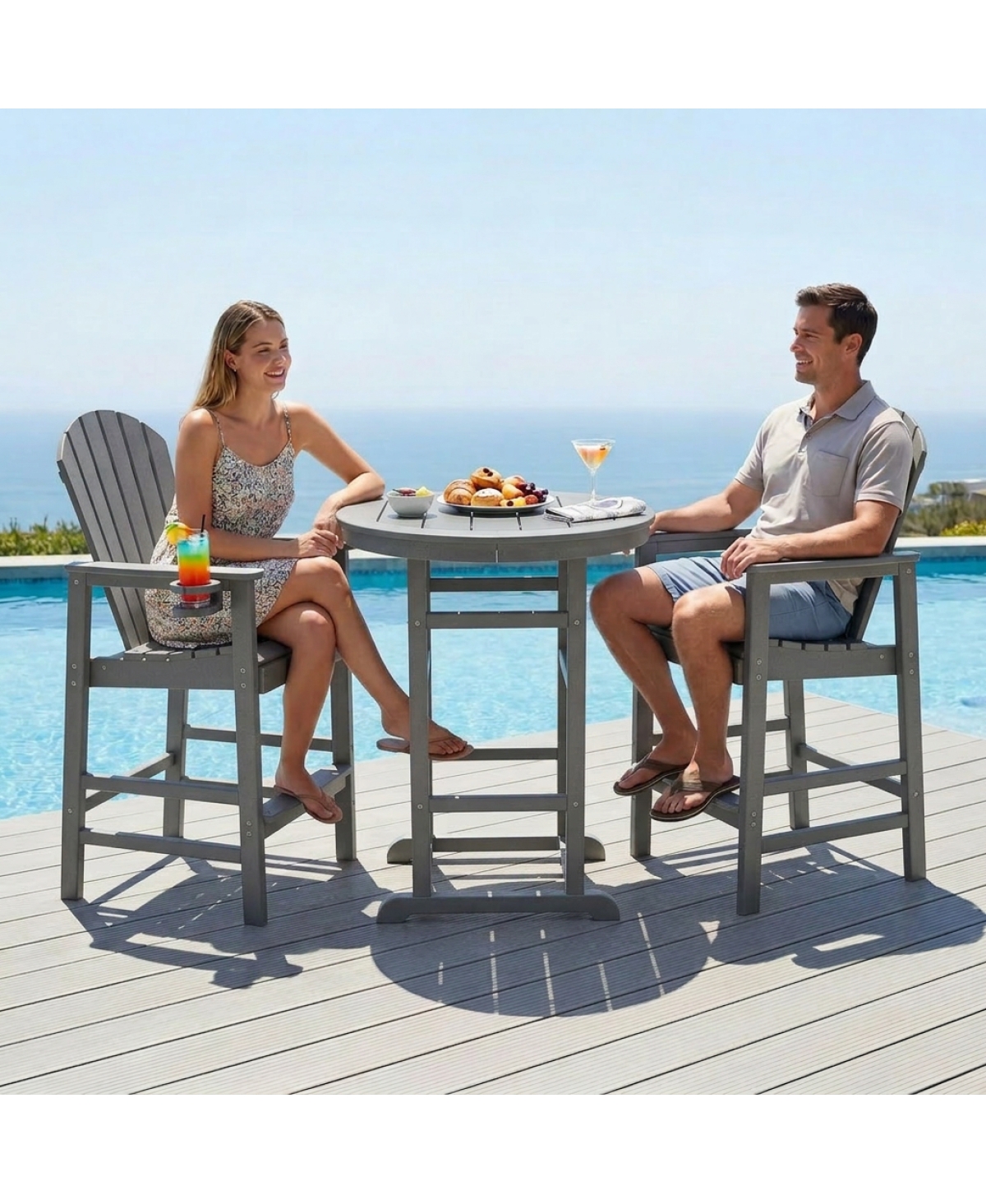 Click here for Streamdale Furniture 3-Piece Hdpe Indoor/Outdoor B... prices