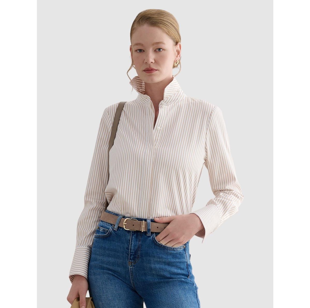 Click here for Hobbs London Womens Andra Shirt - White prices