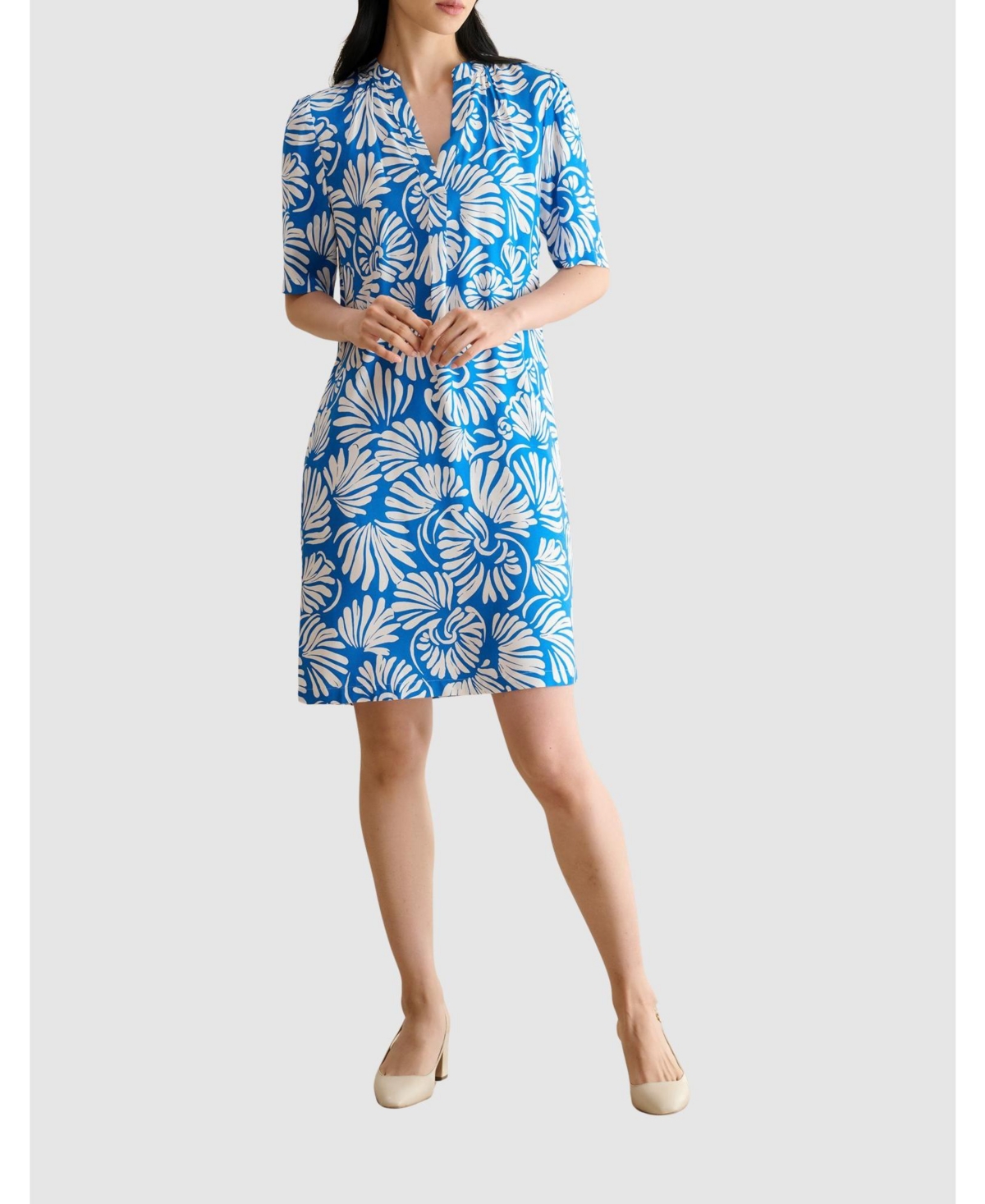 Click here for Hobbs London Womens Lucille Knee-Length Shift Dres... prices