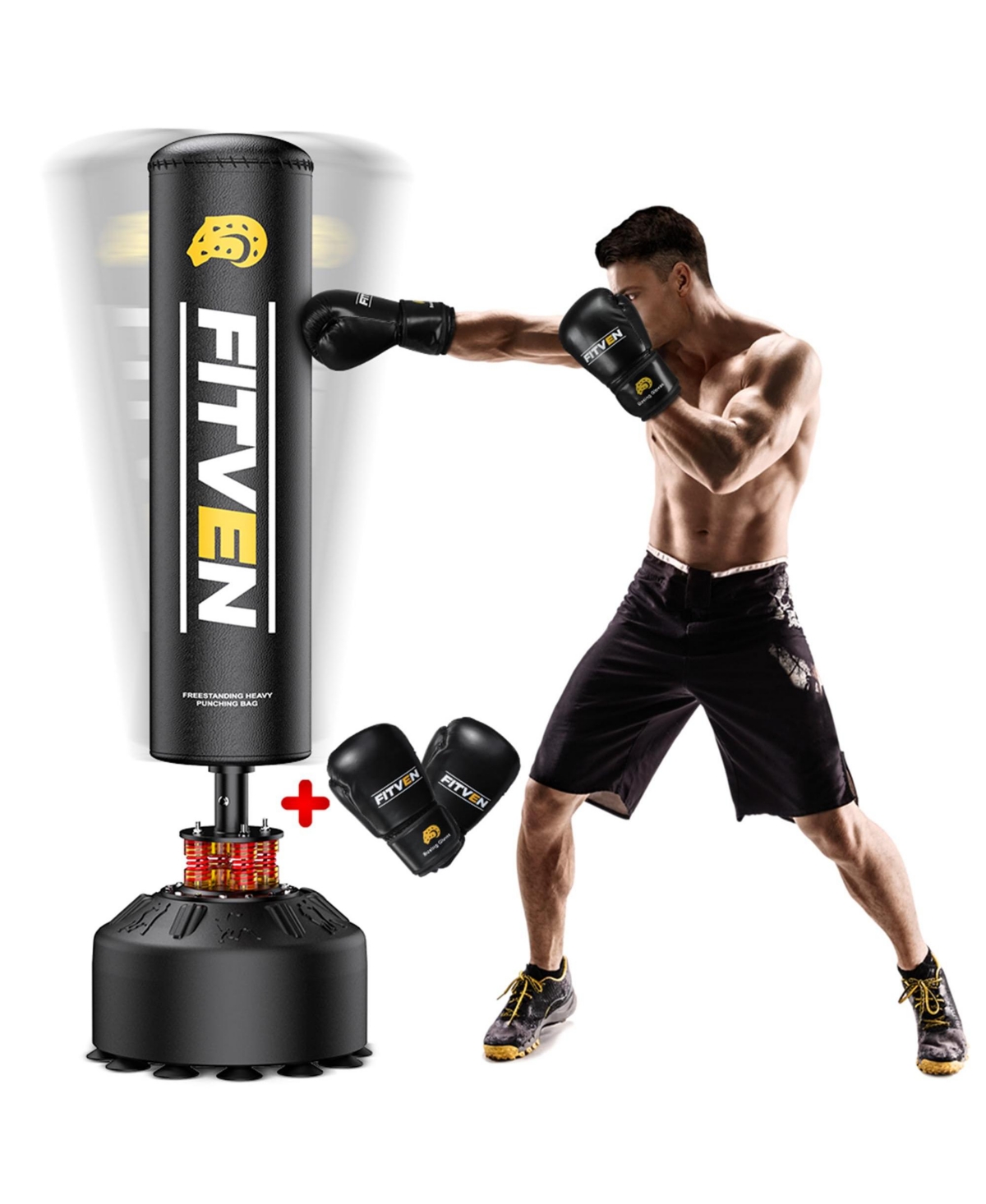 Click here for Fed Fitness 70 Freestanding Punching Bag with Glov... prices