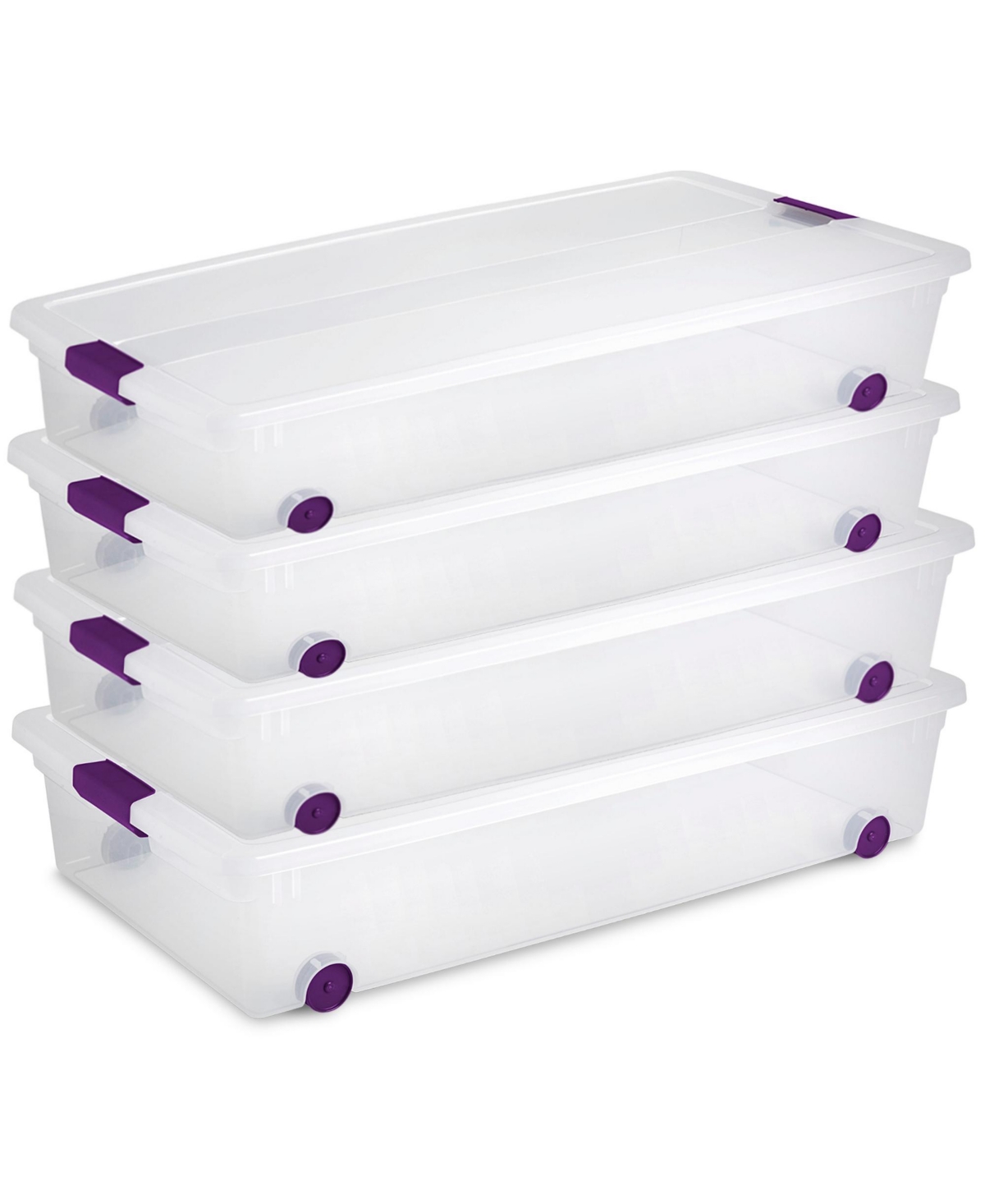 Click here for Sterilite 60 Qt ClearView Latch Wheeled Stackable... prices