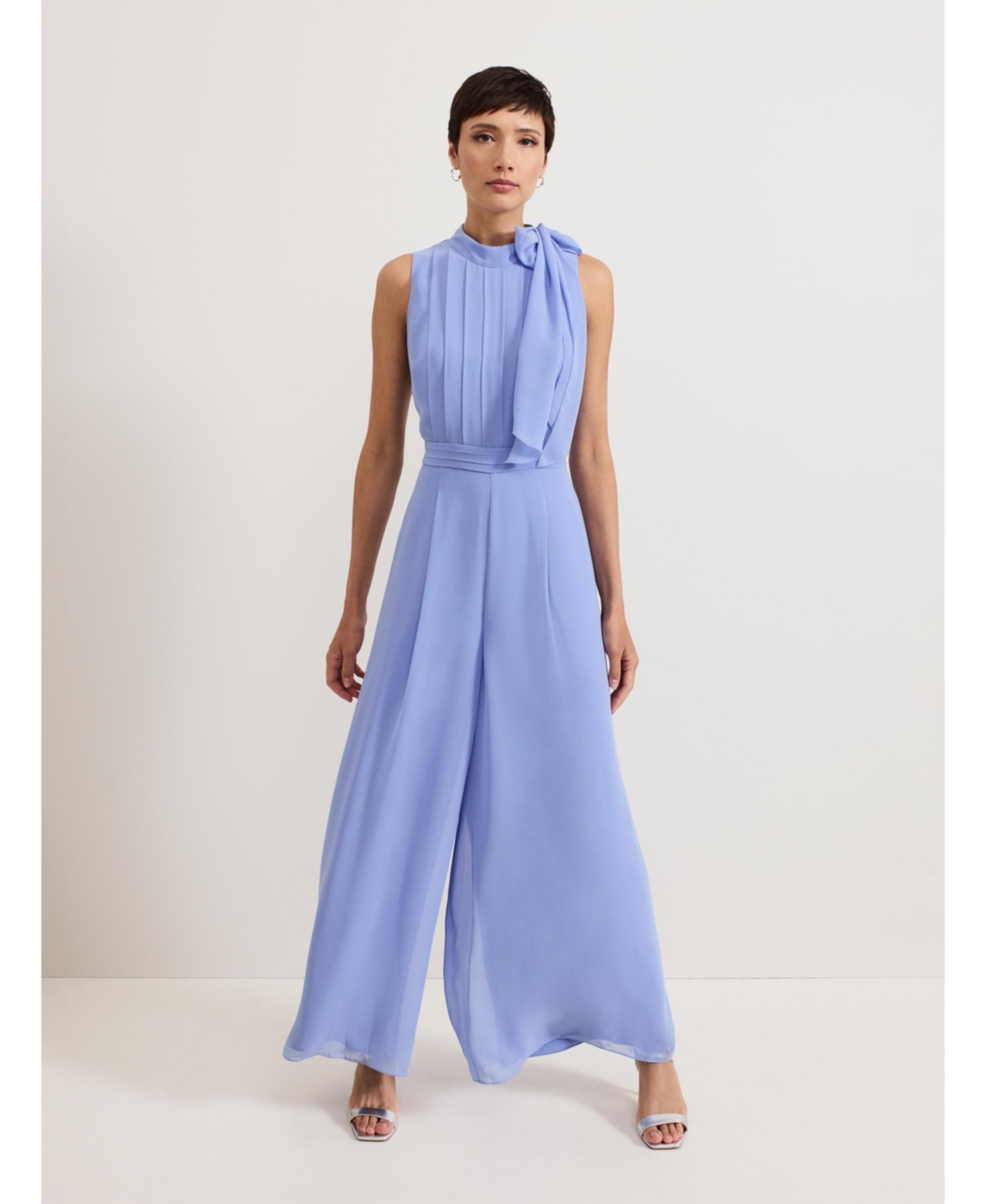 Click here for Phase Eight Womens Lucie Tie-Neck Wide Leg Jumpsui... prices