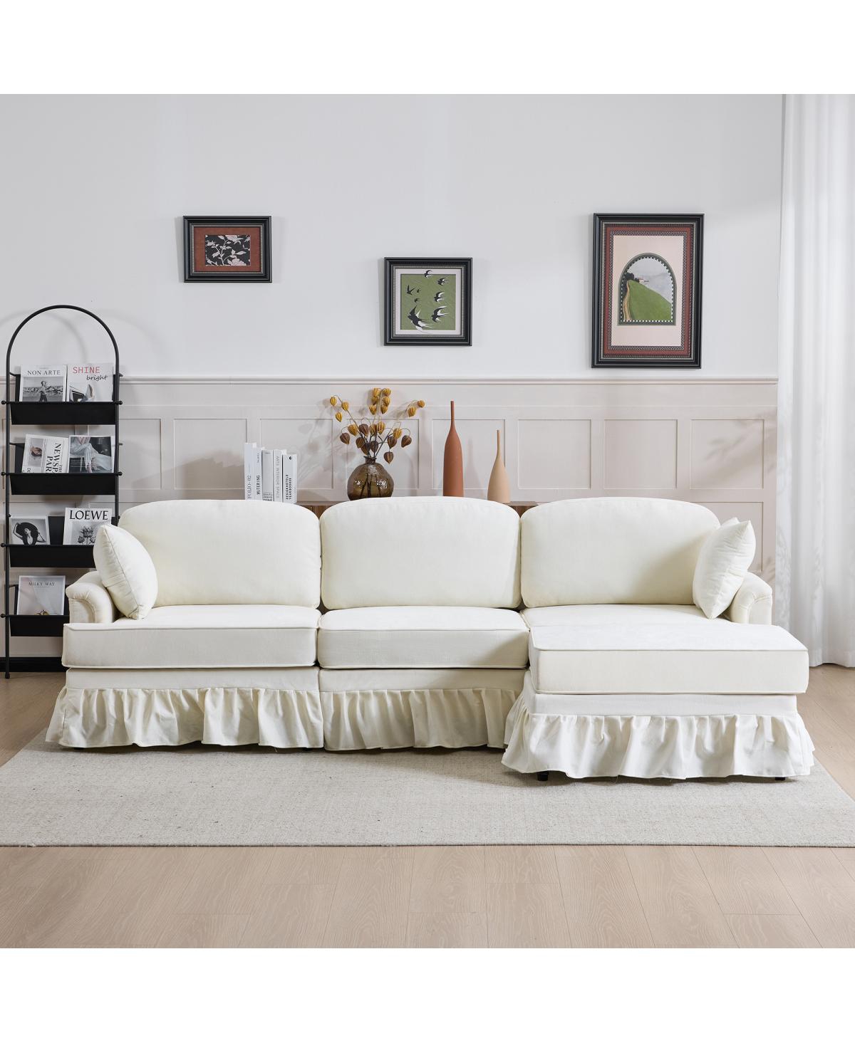 Click here for Streamdale Furniture 103 Modern Ruffled Pleated Sk... prices