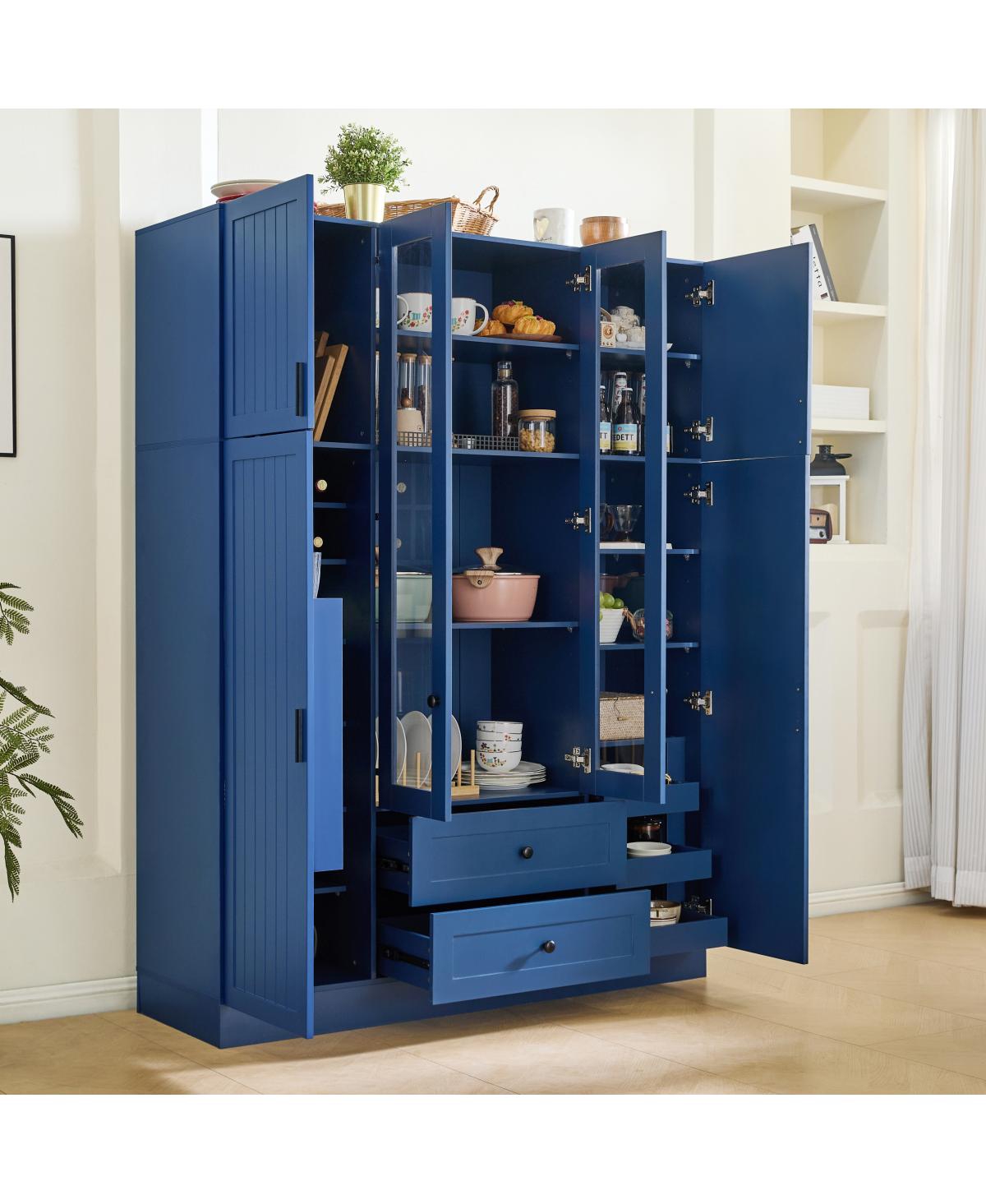 Click here for Streamdale Furniture Modern 6-Door Kitchen Pantry... prices