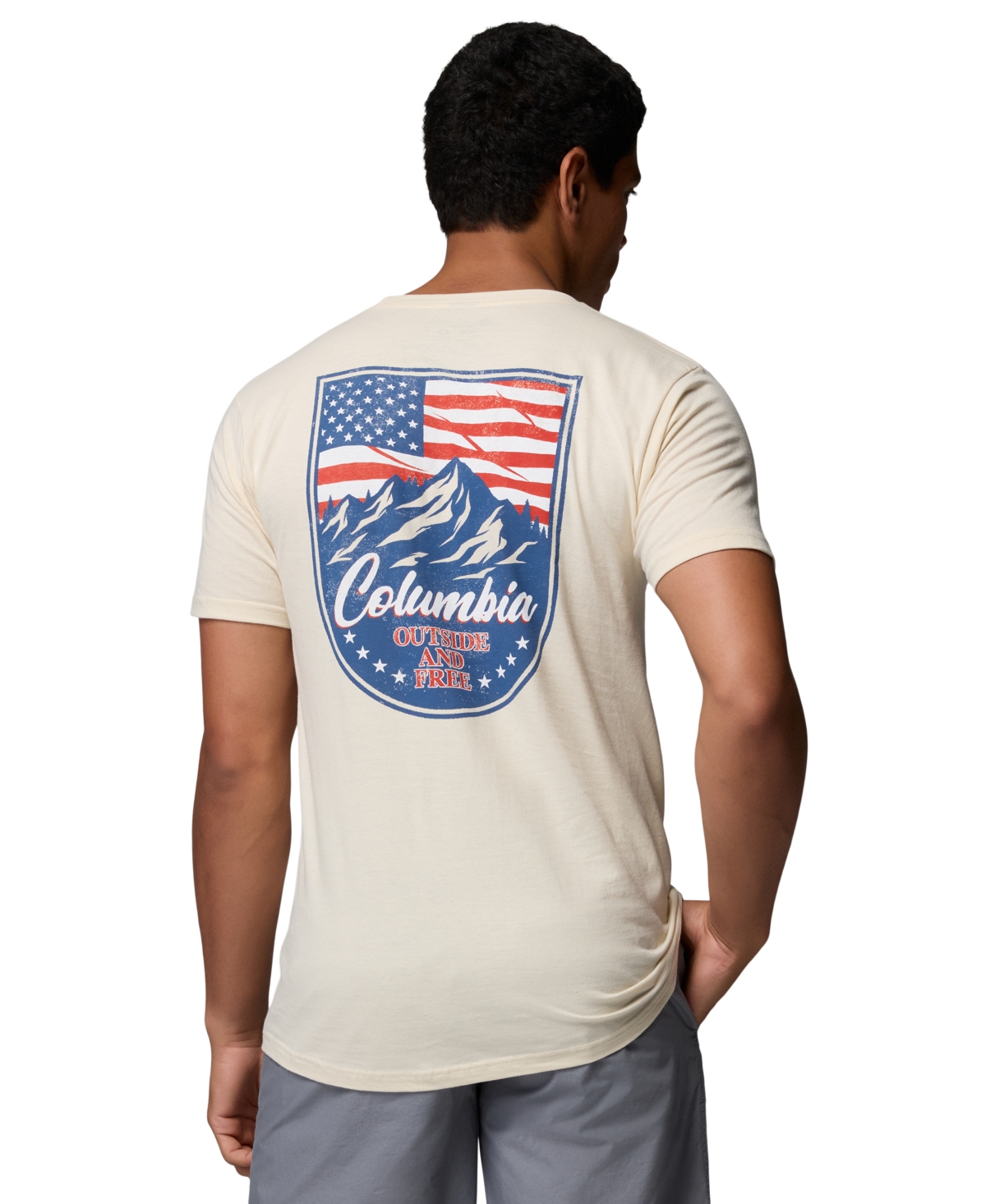 Click here for Columbia Mens Patriotic Inspired Graphic Print Cot... prices