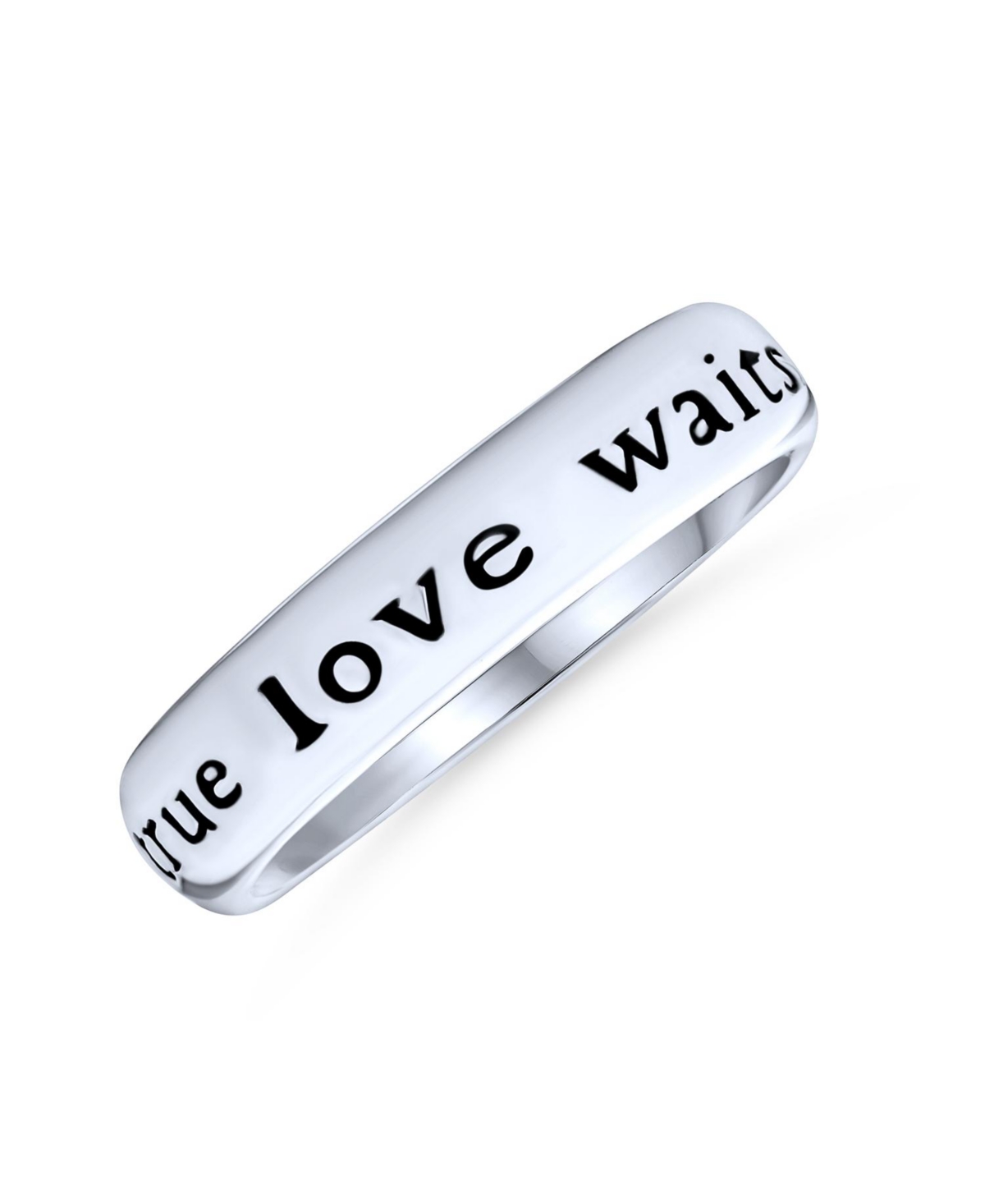 Click here for Bling Jewelry Purity Promise Ring Band True Love W... prices