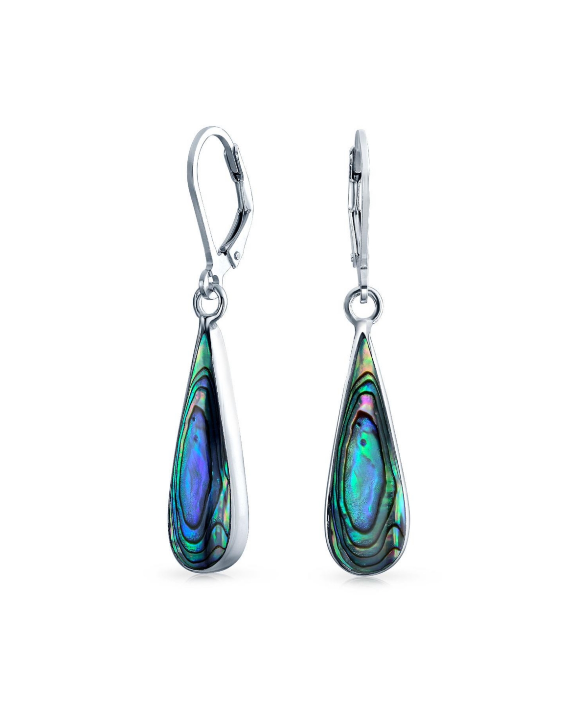 Click here for Bling Jewelry Iridescent Rainbow Abalone Shell Lon... prices