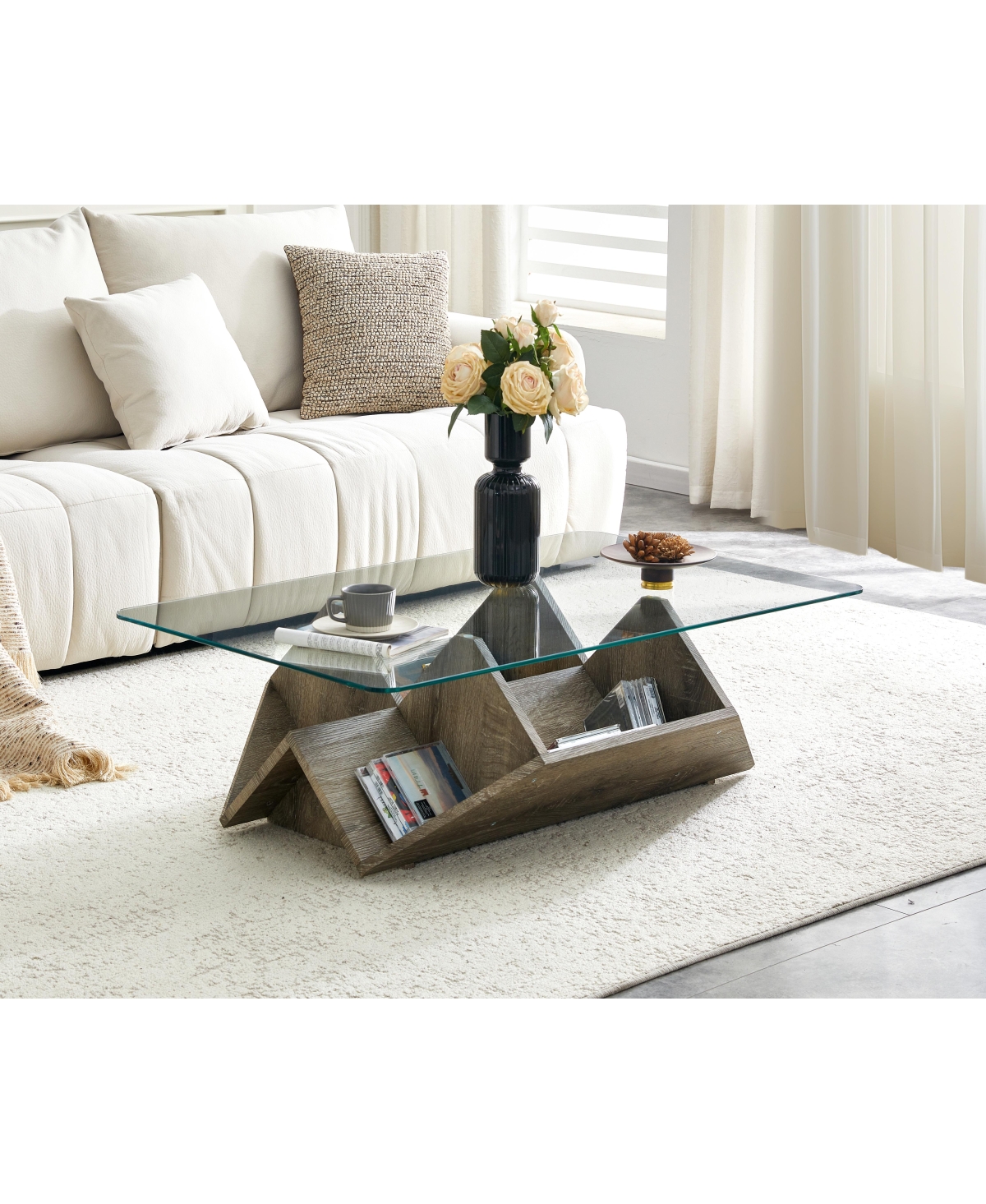 Click here for Streamdale Furniture Tempered Glass and Mdf Coffee... prices