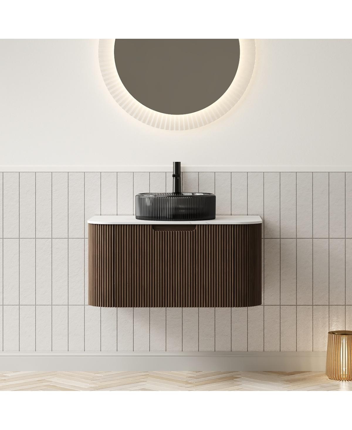 Click here for Sillysis Wall Mounted Bathroom Vanity with Crystal... prices