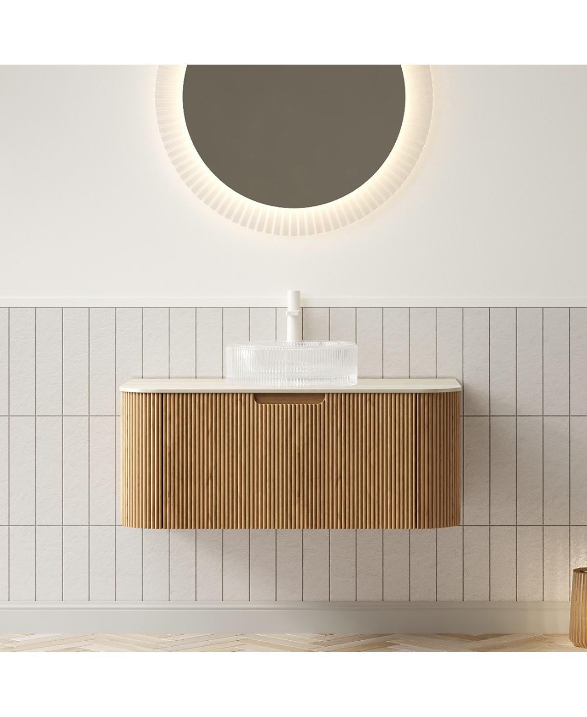 Click here for Sillysis Wall Mounted Bathroom Vanity with Crystal... prices
