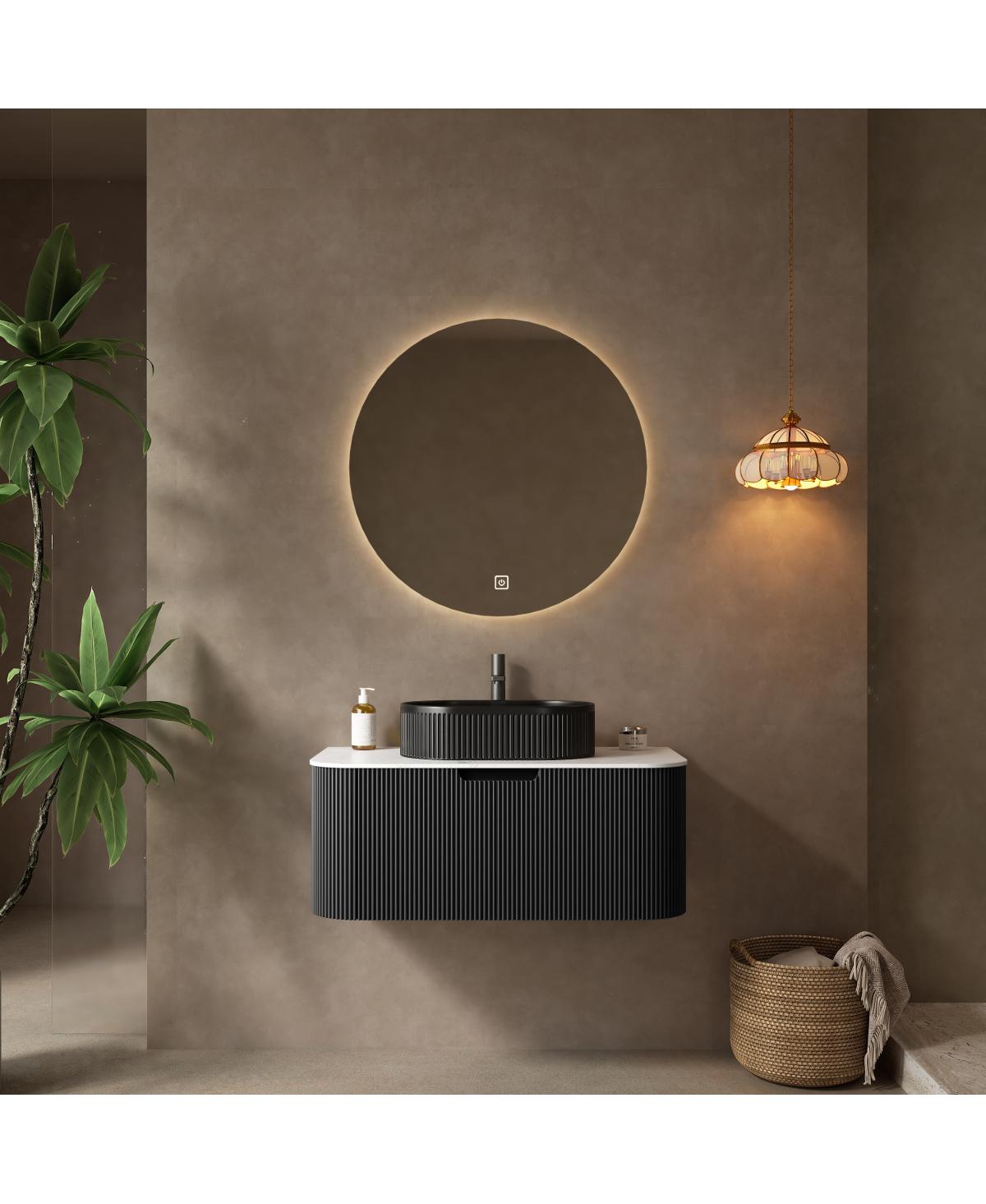 Click here for Sillysis Wall Mounted Bathroom Vanity with Sintere... prices