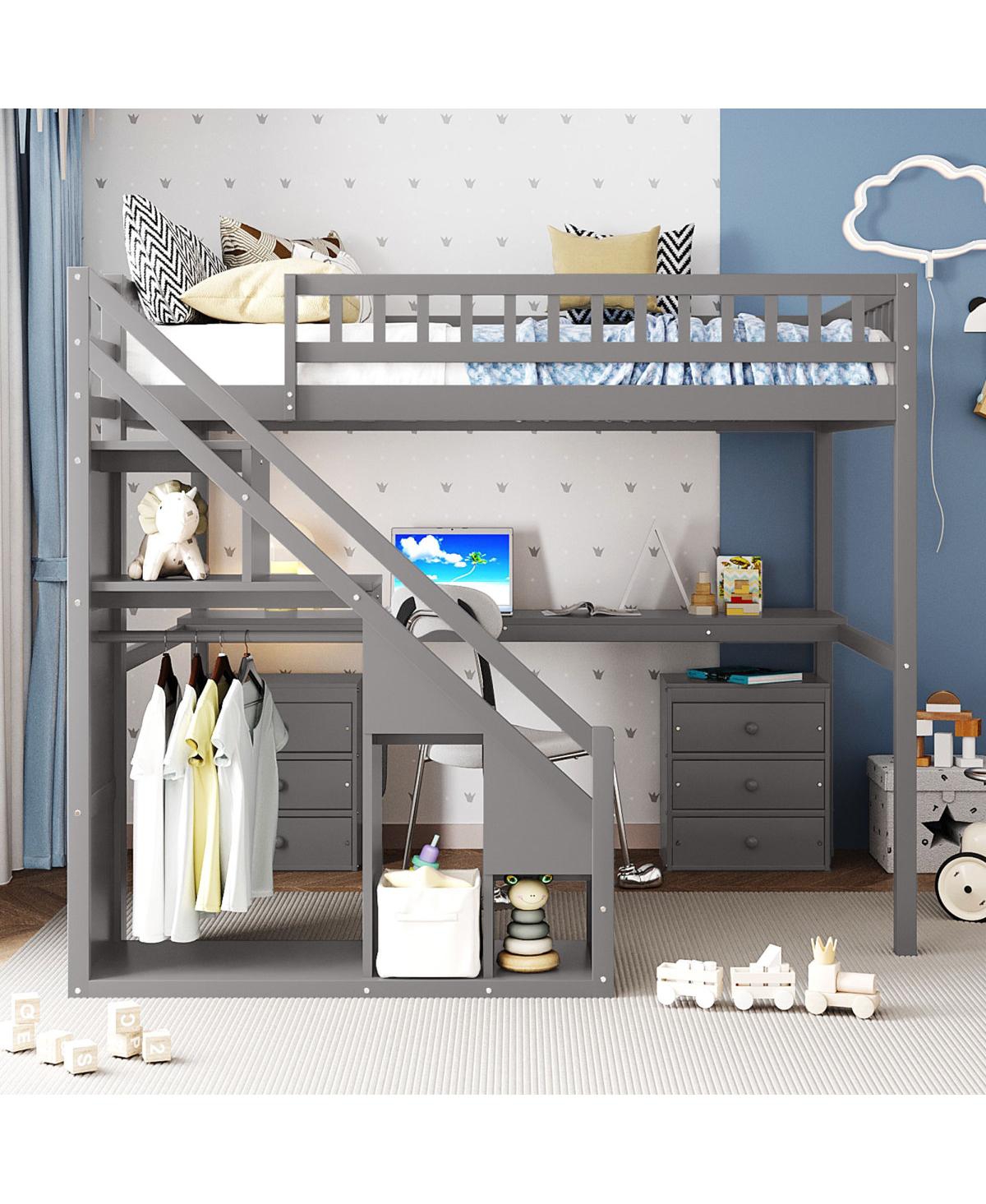 Click here for Streamdale Furniture Loft Bed with Two Chest of Dr... prices