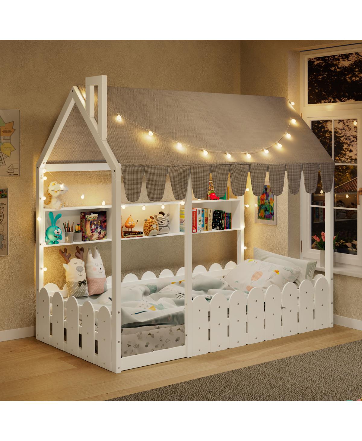 Click here for Streamdale Furniture Montessori House Bed with Fen... prices
