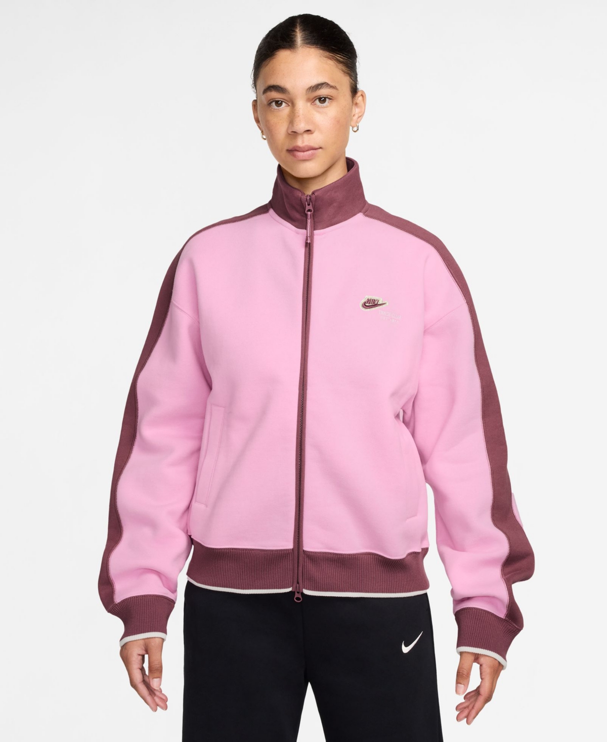 Click here for Nike Studio Fleece Womens Full-Zip Track Jacket -... prices