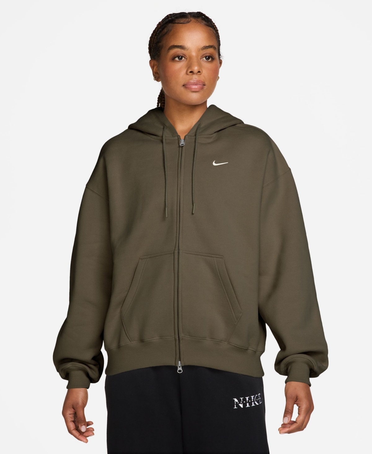 Click here for Nike Studio Fleece Medium Weight Womens Oversized... prices