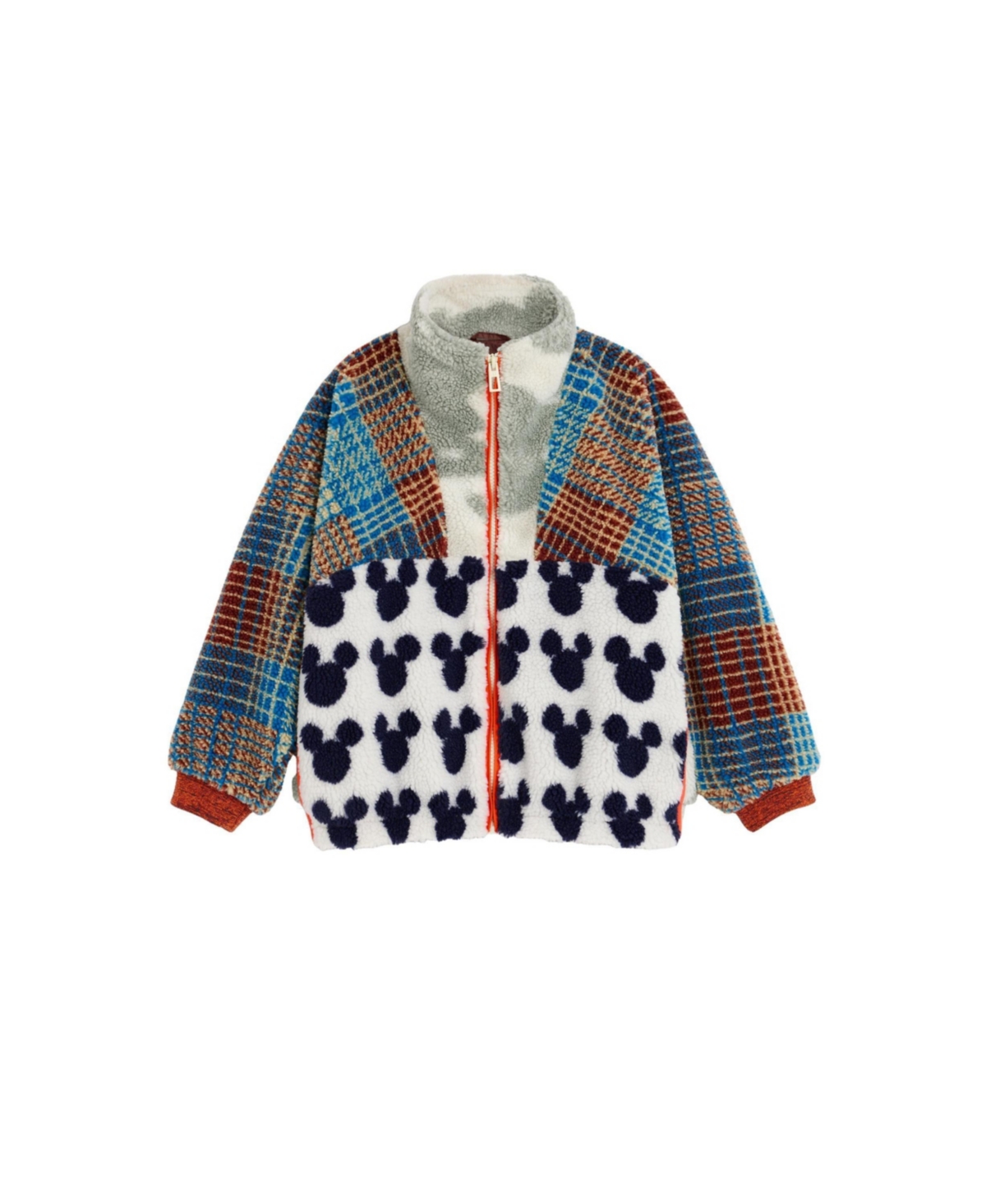 Click here for Desigual Boyss Mickey check coat - Green prices
