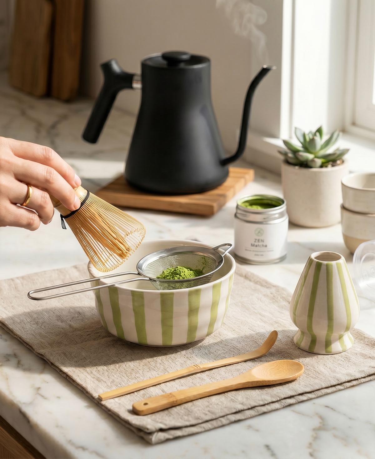 Click here for Joie 6-Piece Matcha Preparation Tools Set - Green prices