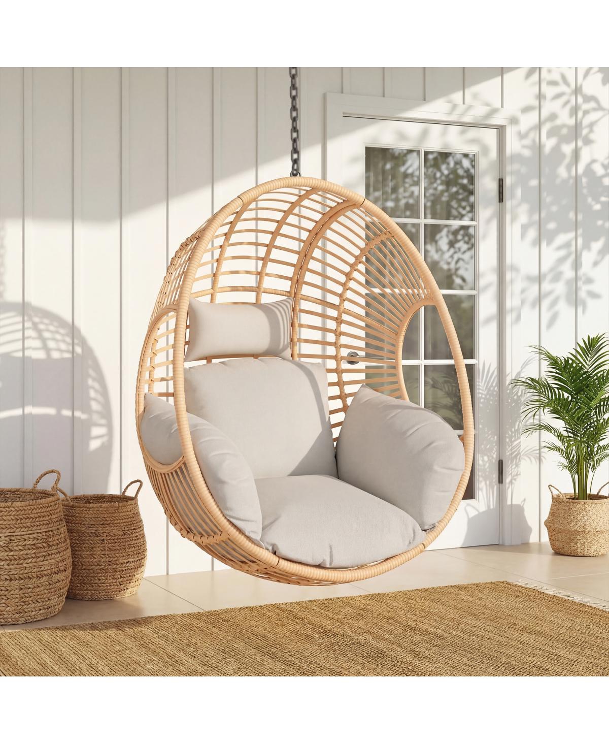 Click here for Streamdale Furniture Outdoor Wicker Swing Egg Chai... prices