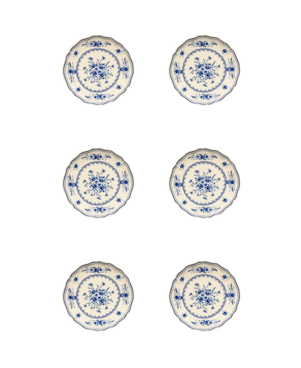 Click here for Costa Nova Vila Floral Pattern Appetizer Plates  S... prices