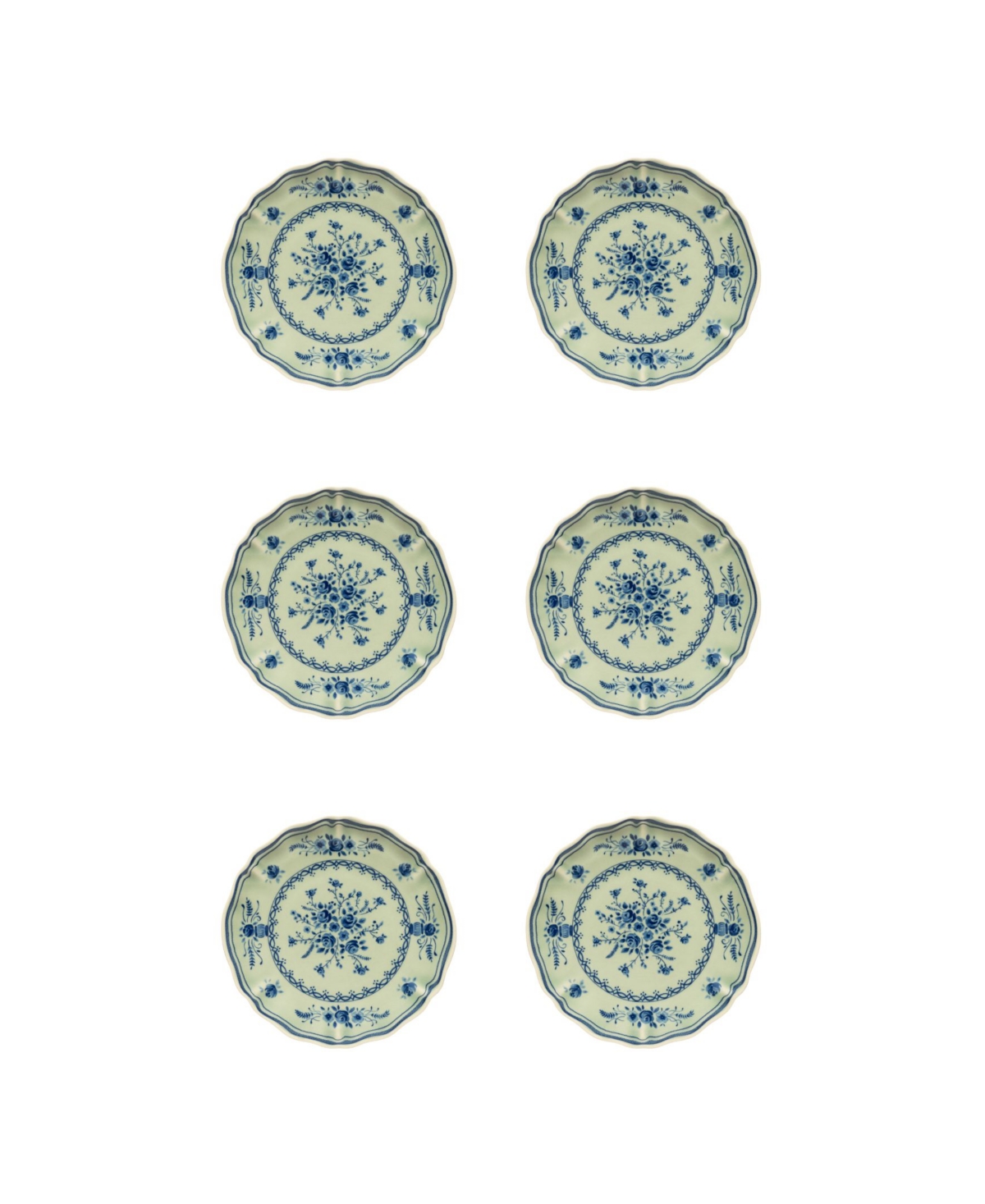 Click here for Costa Nova Vila Floral Pattern Appetizer Plates  S... prices