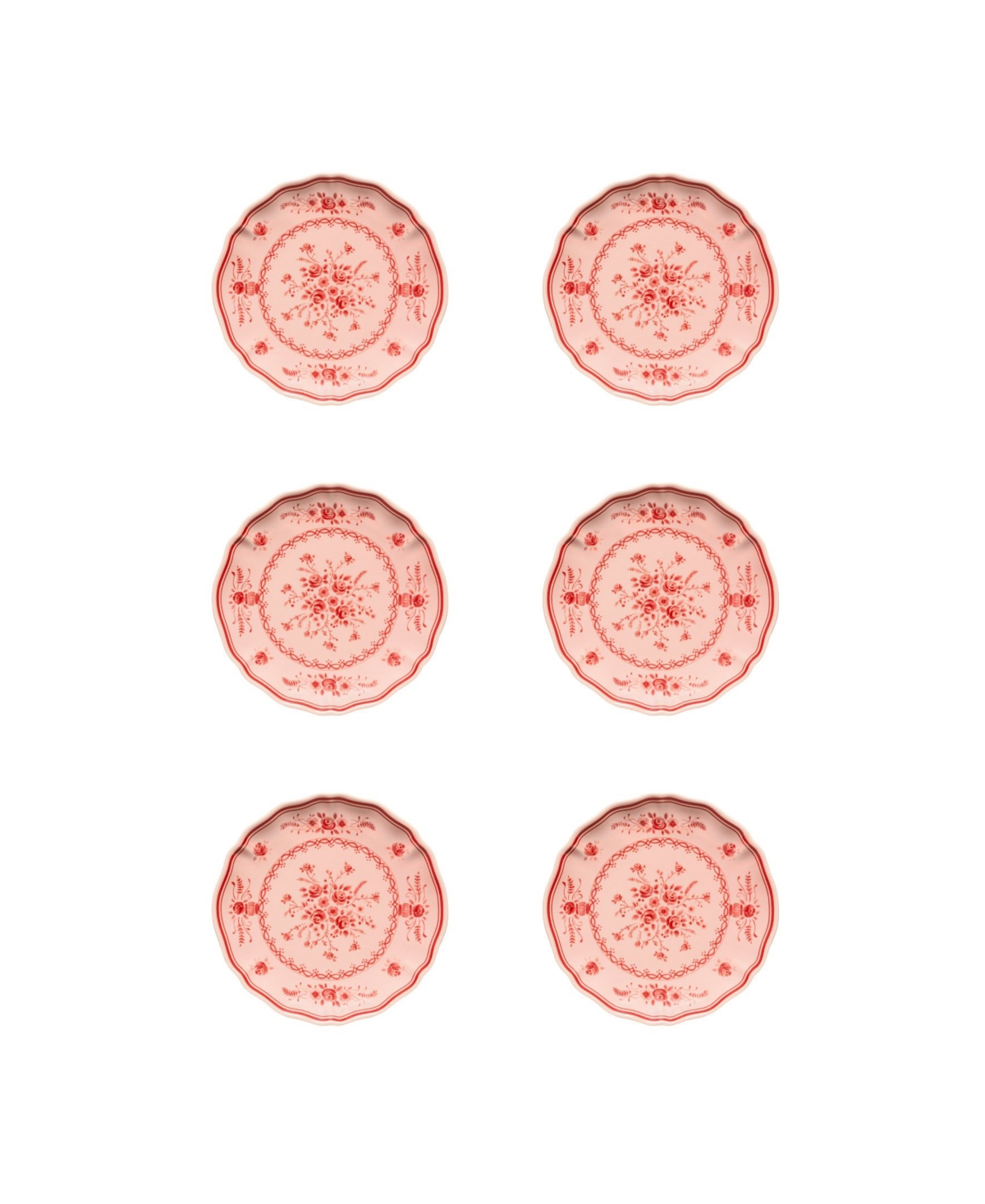 Click here for Costa Nova Vila Floral Pattern Appetizer Plates  S... prices