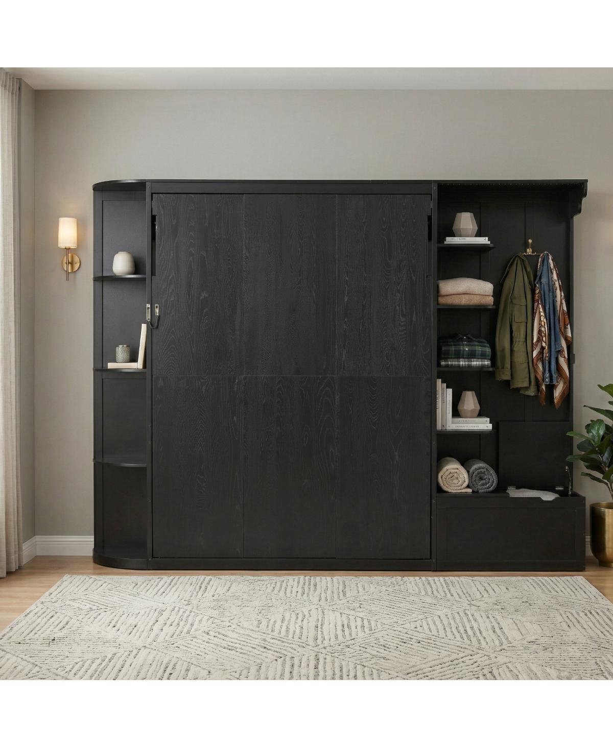 Click here for Streamdale Furniture Murphy Bed with Storage  Ligh... prices
