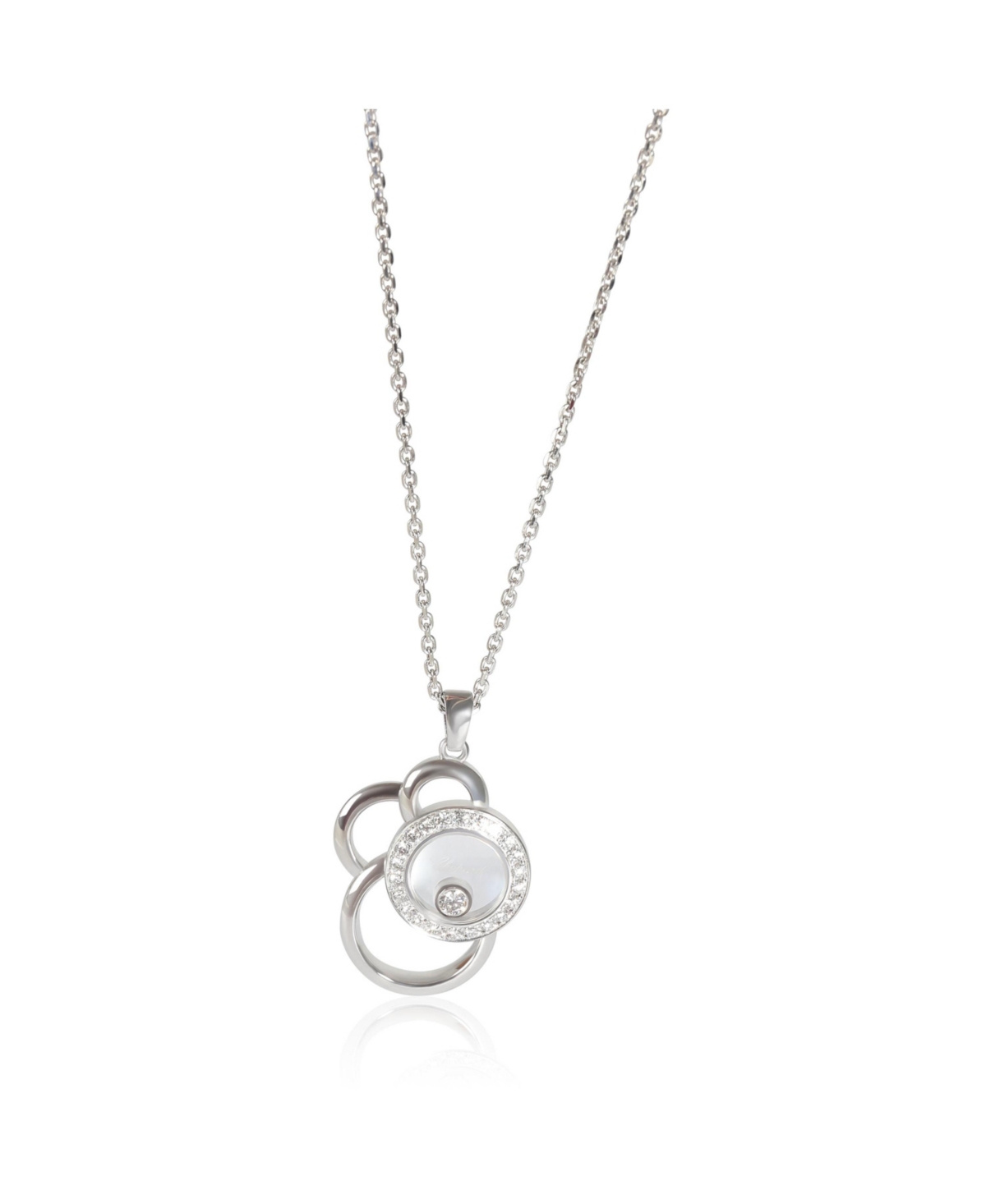 Click here for Pre-Owned Chopard White Gold Diamond Happy Diamond... prices