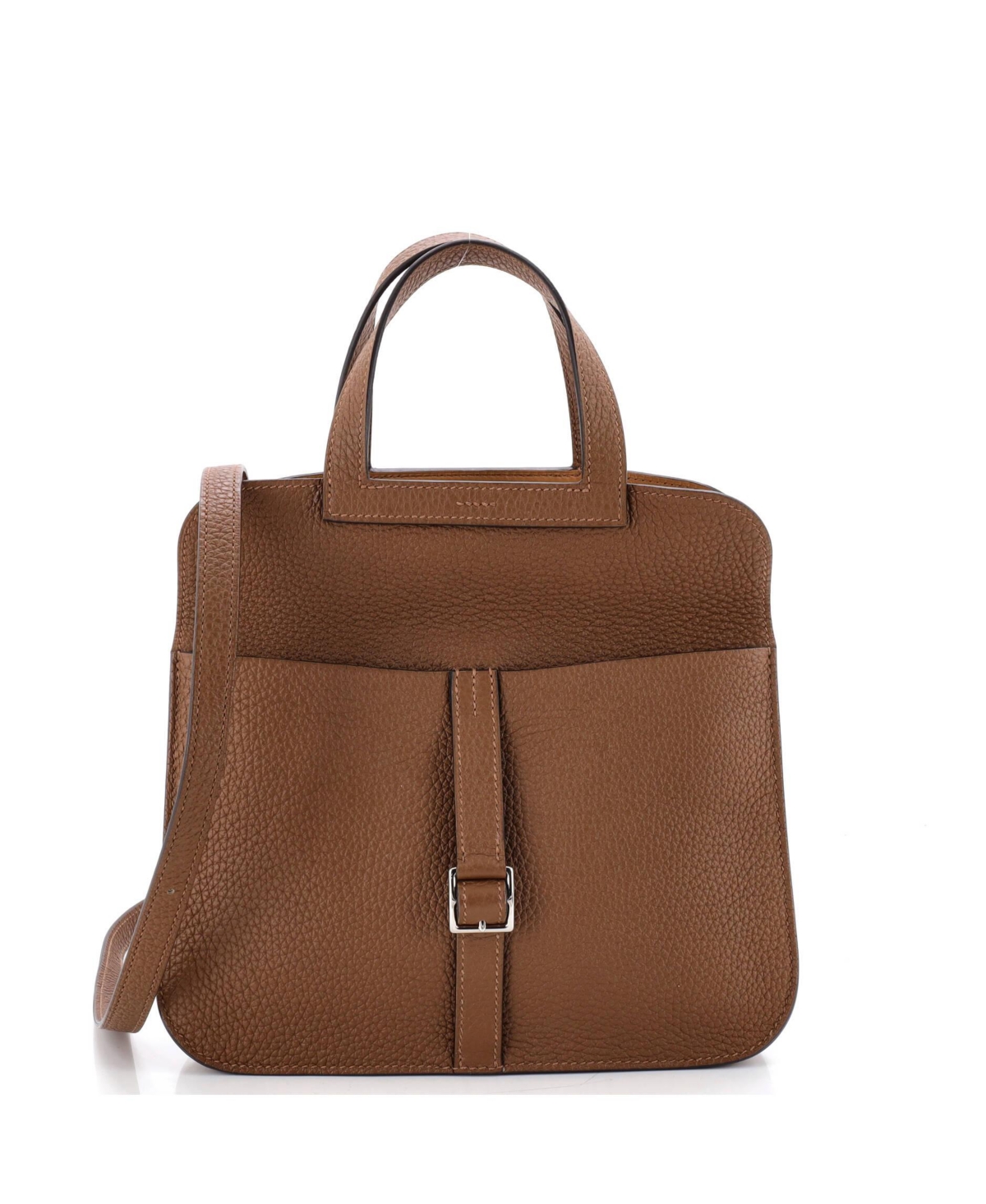 Click here for Pre-Owned HERMES 25 Halzan Bag Verso Clemence - Br... prices