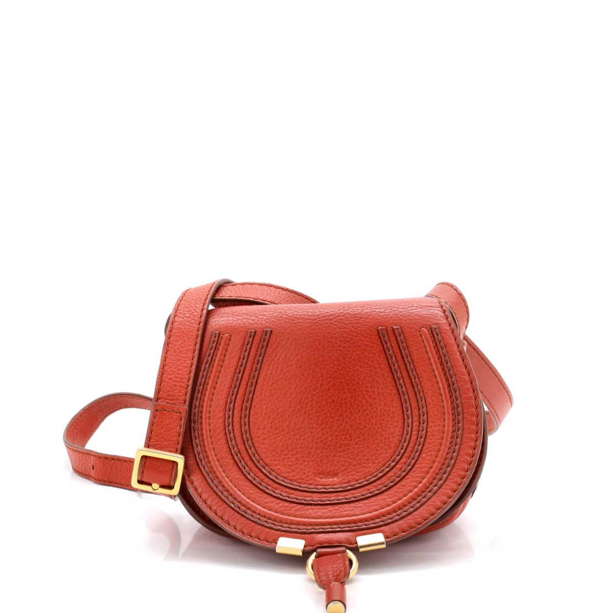 Click here for Pre-Owned Chloe Mini Marcie Crossbody Bag Leather... prices