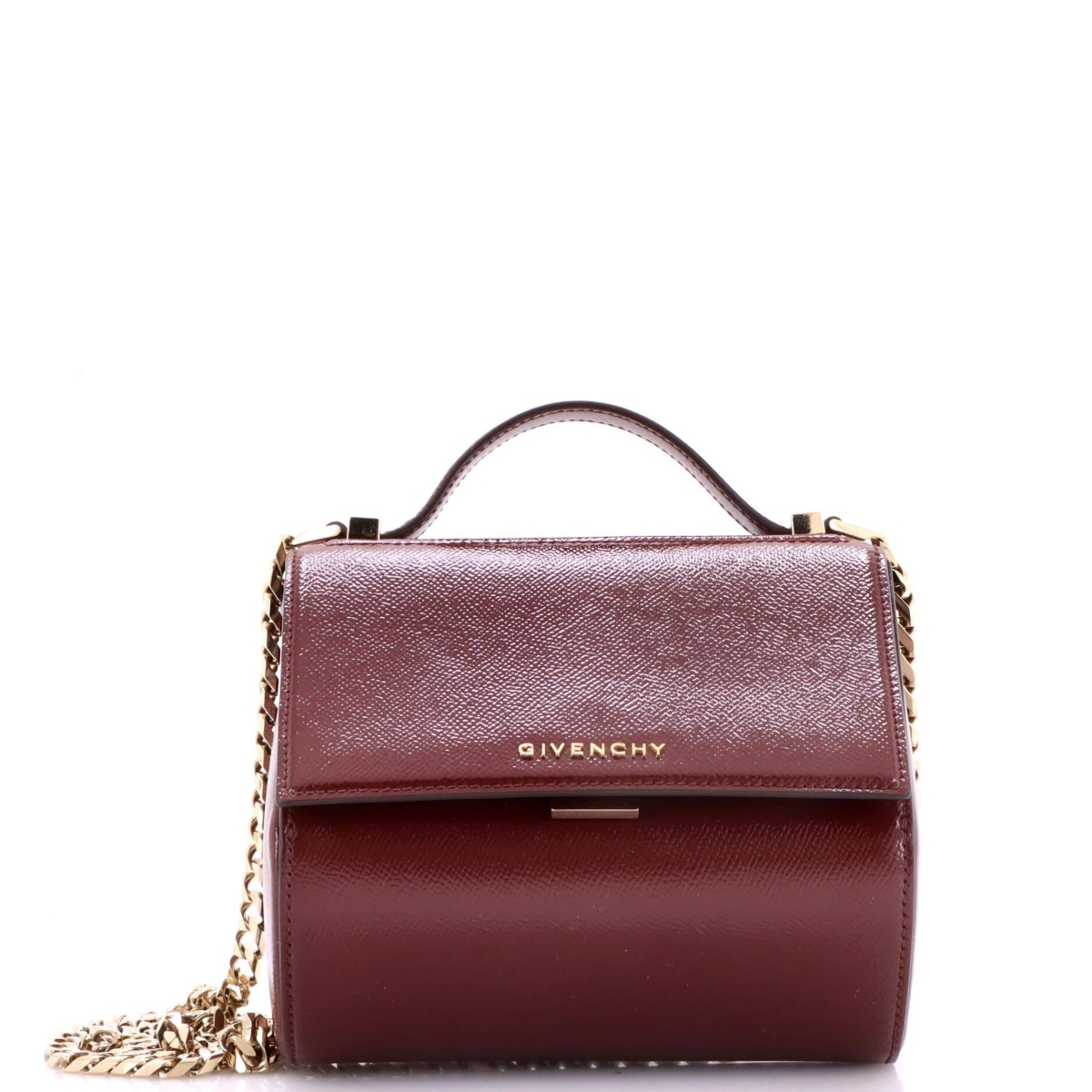 Click here for Pre-Owned Givenchy Mini Chain Pandora Box Bag Leat... prices