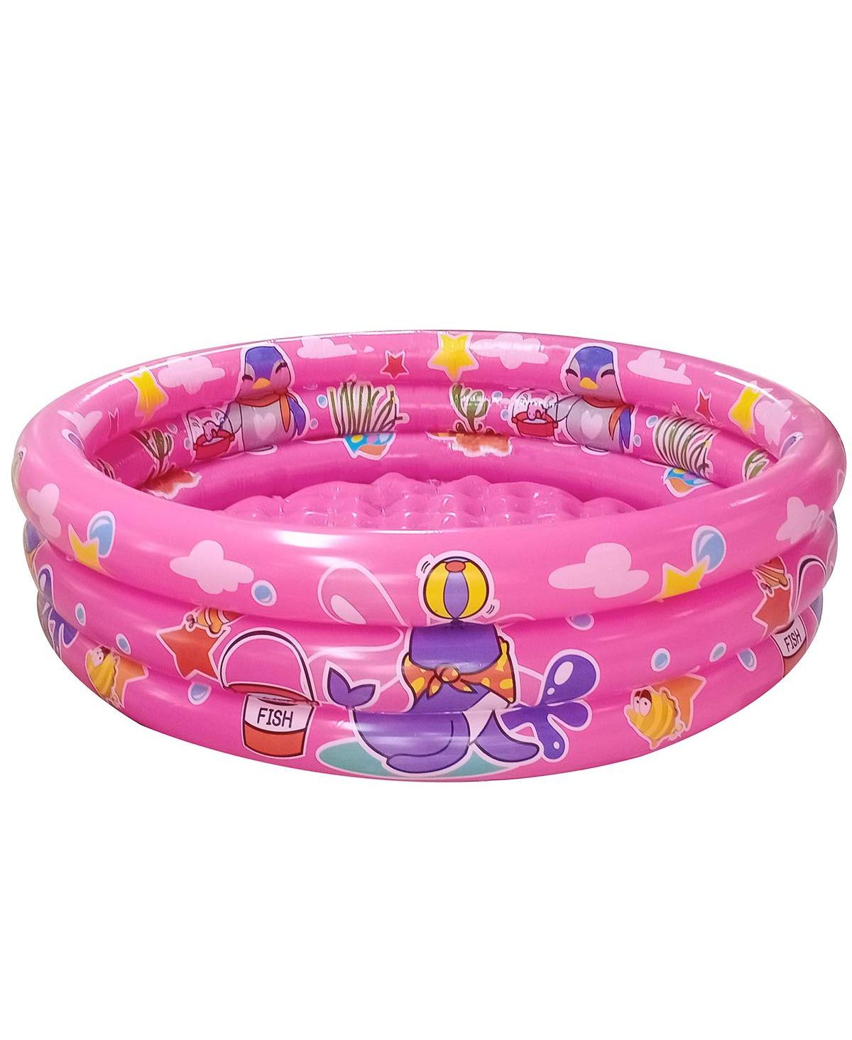 Click here for Gnuadz 3 Rings Inflatable Kiddie Pool Swimming Bal... prices