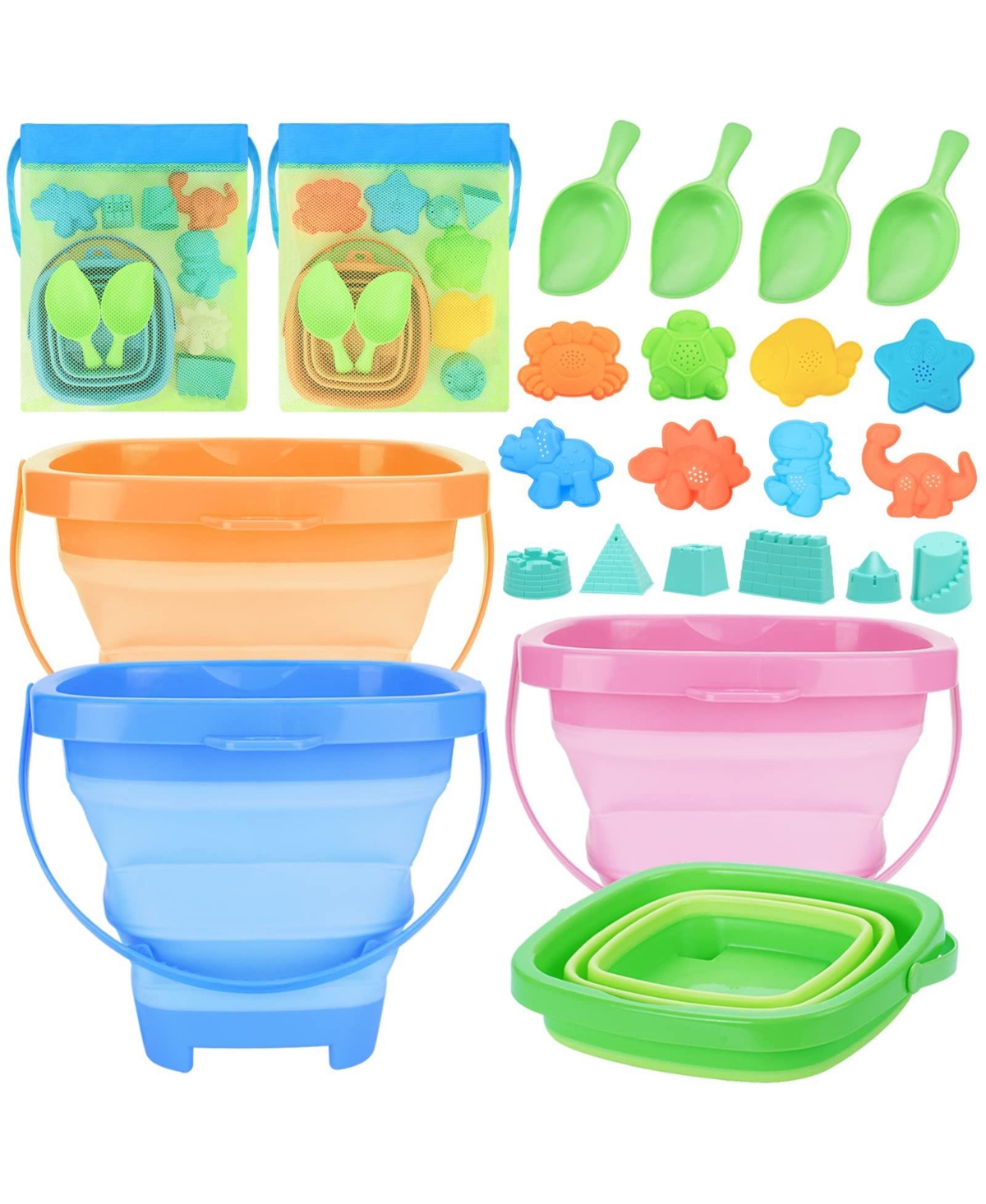 Click here for Gnuadz Collapsible Beach Toys Foldable Sand Bucket... prices