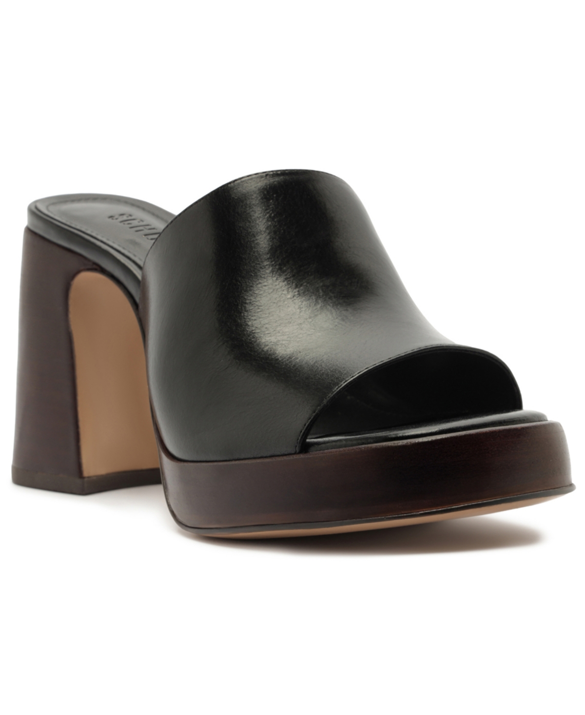 Click here for Schutz Womens Rowan Slip-On Sandals - Black prices