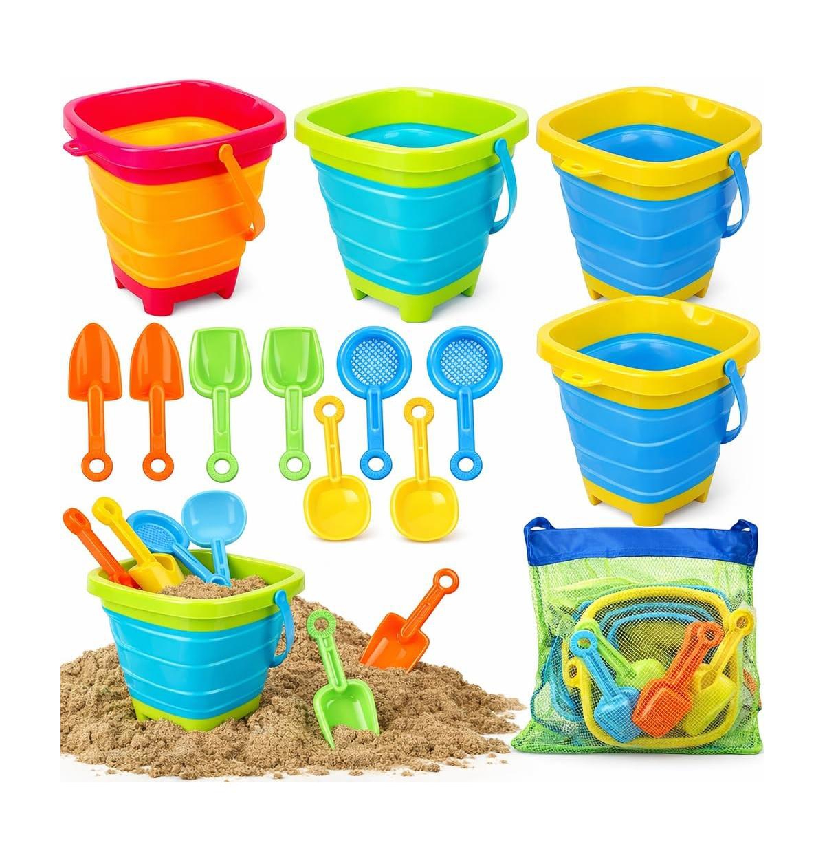 Click here for Gnuadz Collapsible Beach Toys Sand Buckets Shovels... prices
