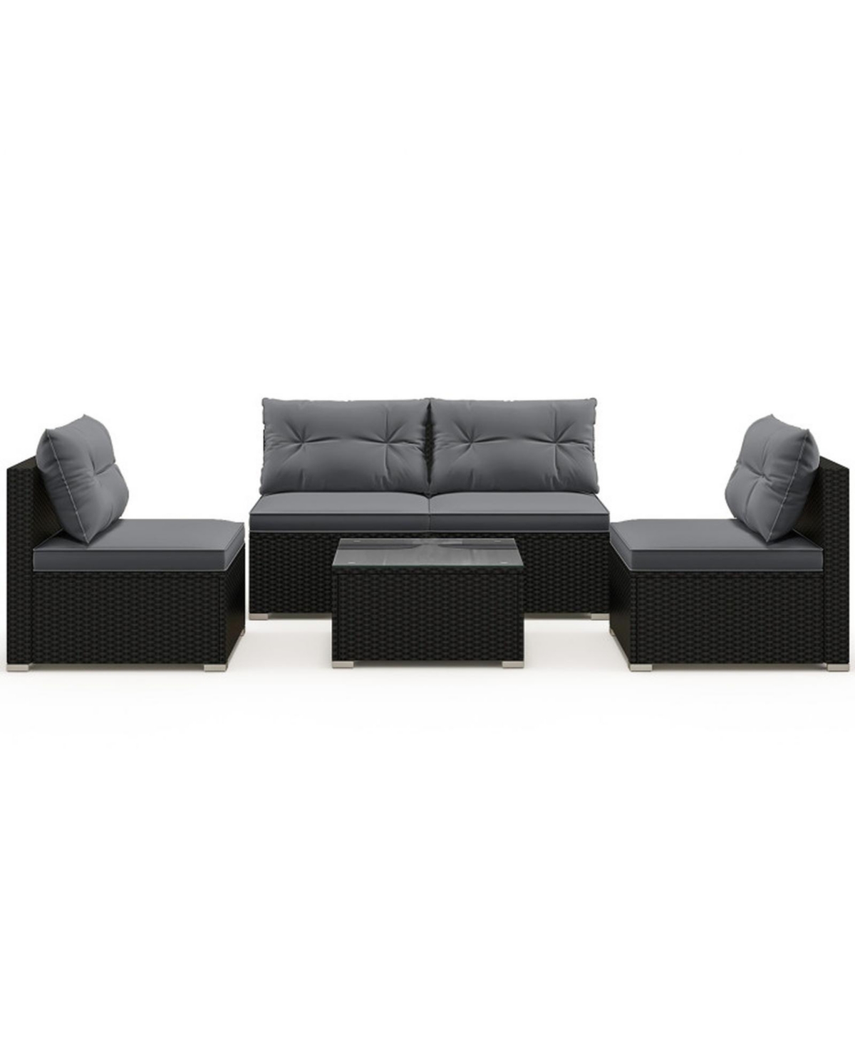Click here for Sugift Outdoor Patio Furniture Set with Cushions a... prices