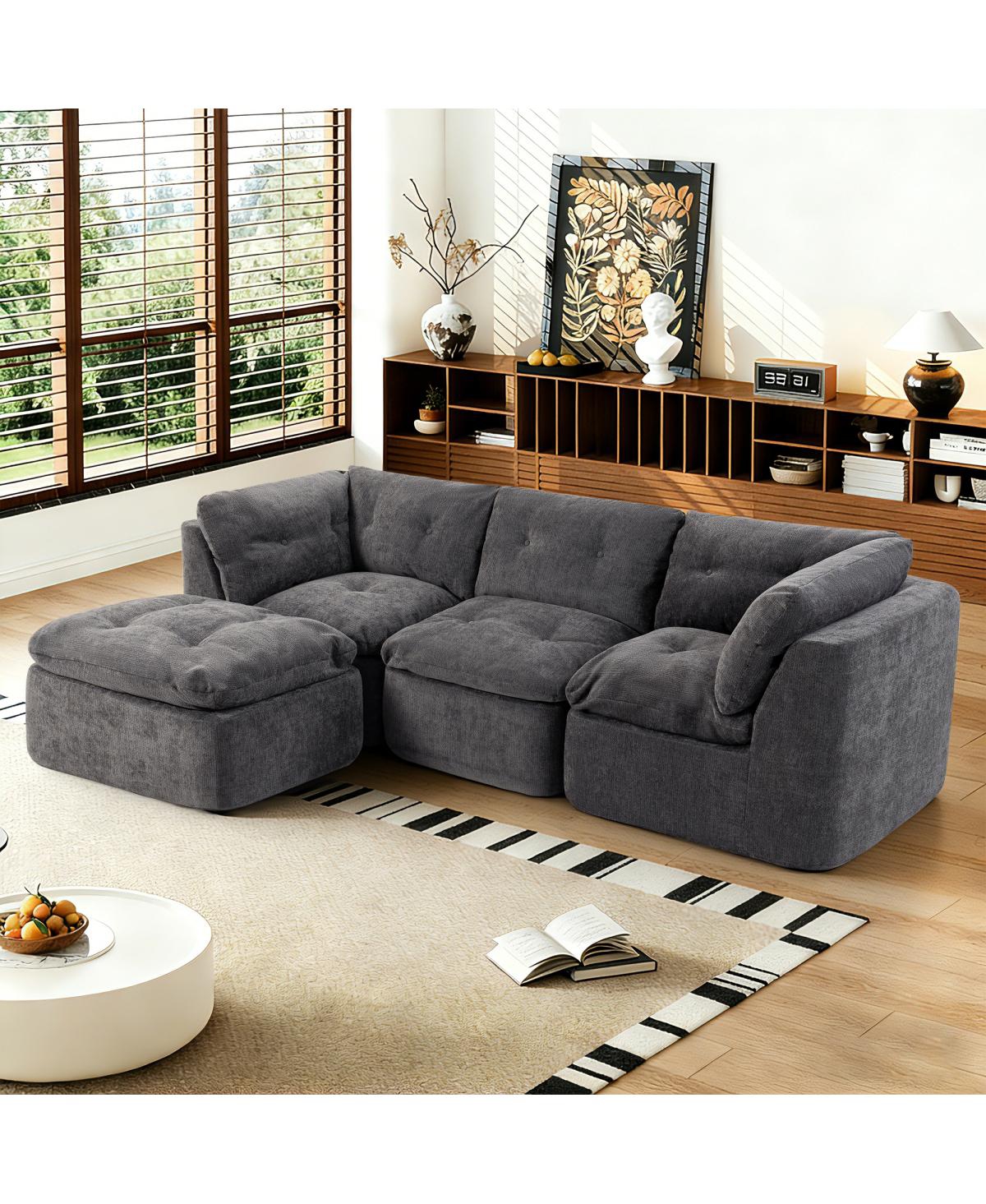 Click here for Streamdale Furniture Cloud Deep Seat L-Shape Modul... prices