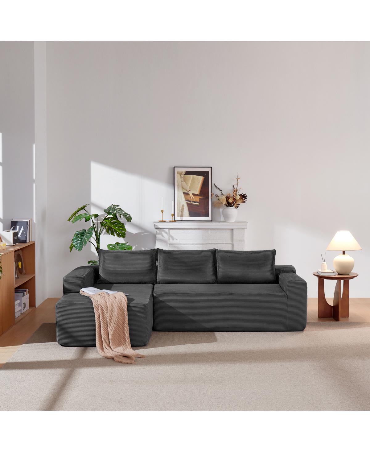 Click here for Streamdale Furniture Corduroy Cloud Sectional Couc... prices