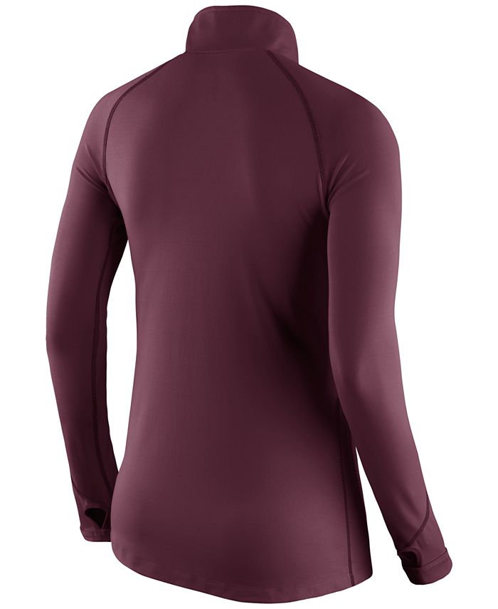 Nike Women's Minnesota Golden Gophers Tailgate Element Half-Zip Shirt ...