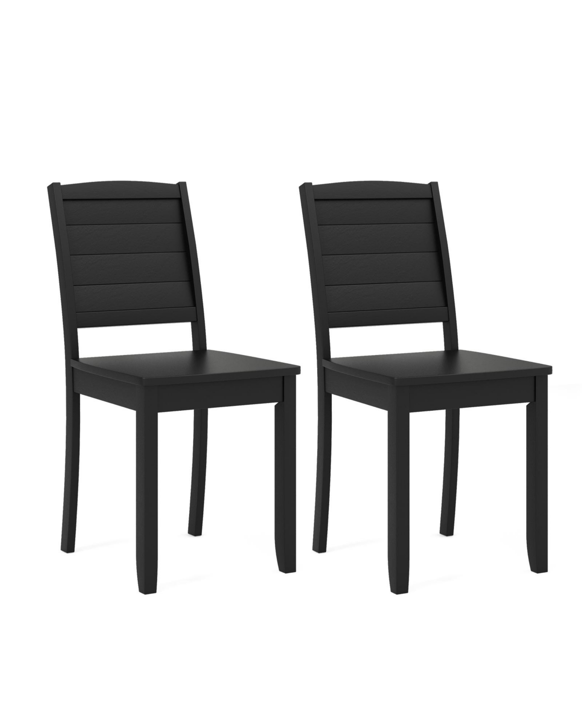 Click here for Slickblue Set of 2 Wooden Dining Chairs  Armless K... prices