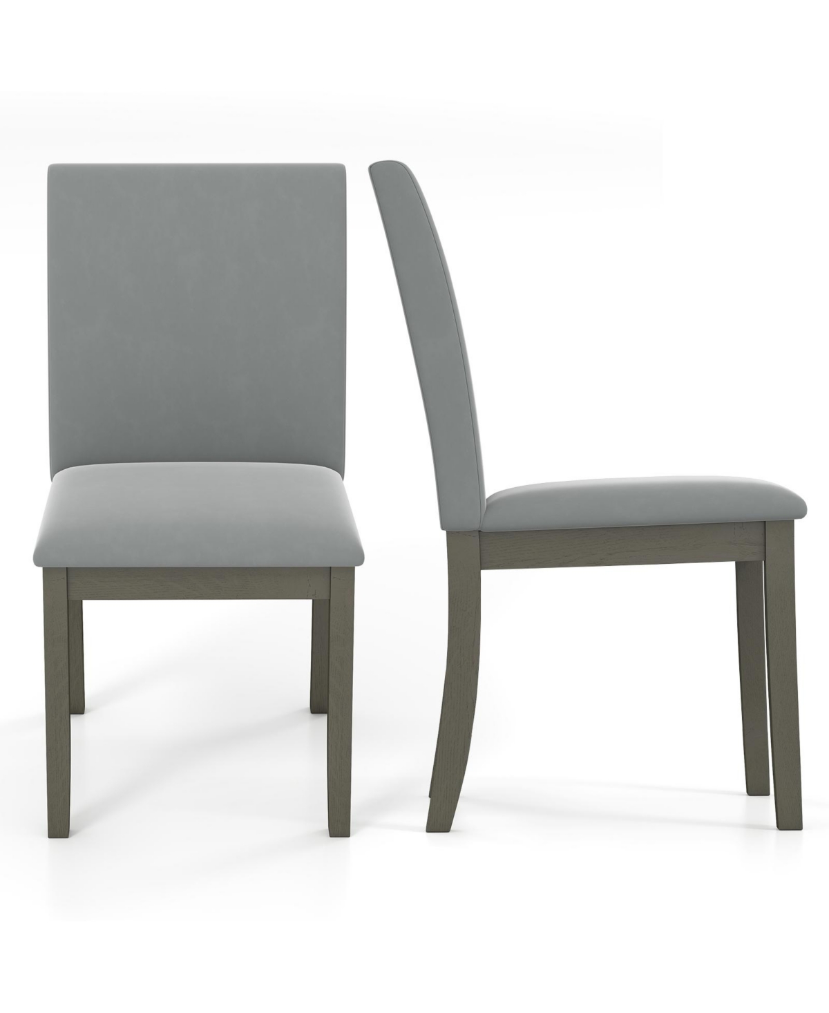 Click here for Slickblue Set of 2 High Back Upholstered Dining Ch... prices