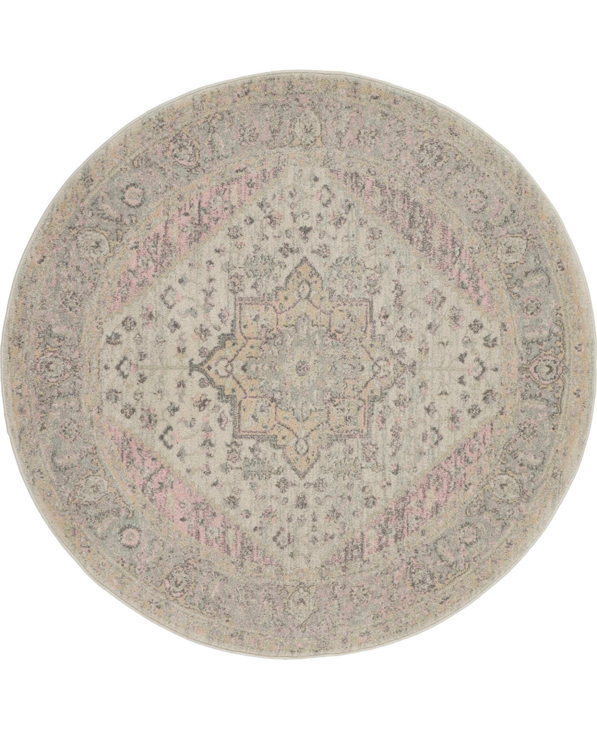 Click here for Long Street Looms Peace PEA06 53 Round Area Rug -... prices